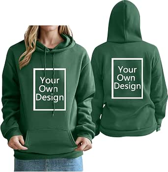 Custom Hoodie Sweatshirt for Women Cute Personalized Graphic Hoodies ...
