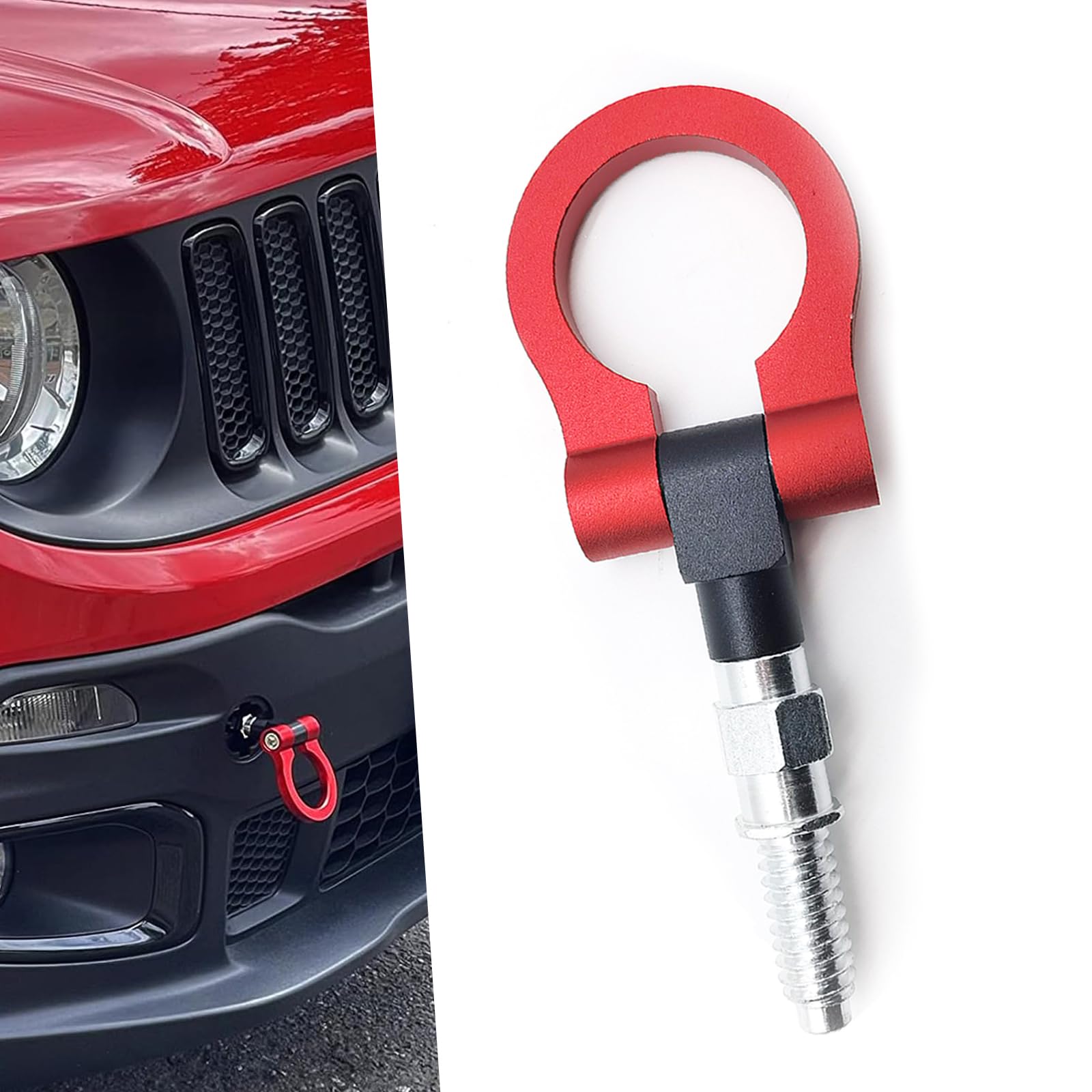 Amazon.com: ZBGUN Pack-1 Car Front Bumper Tow Hook, Alloy Anti-Rust ...