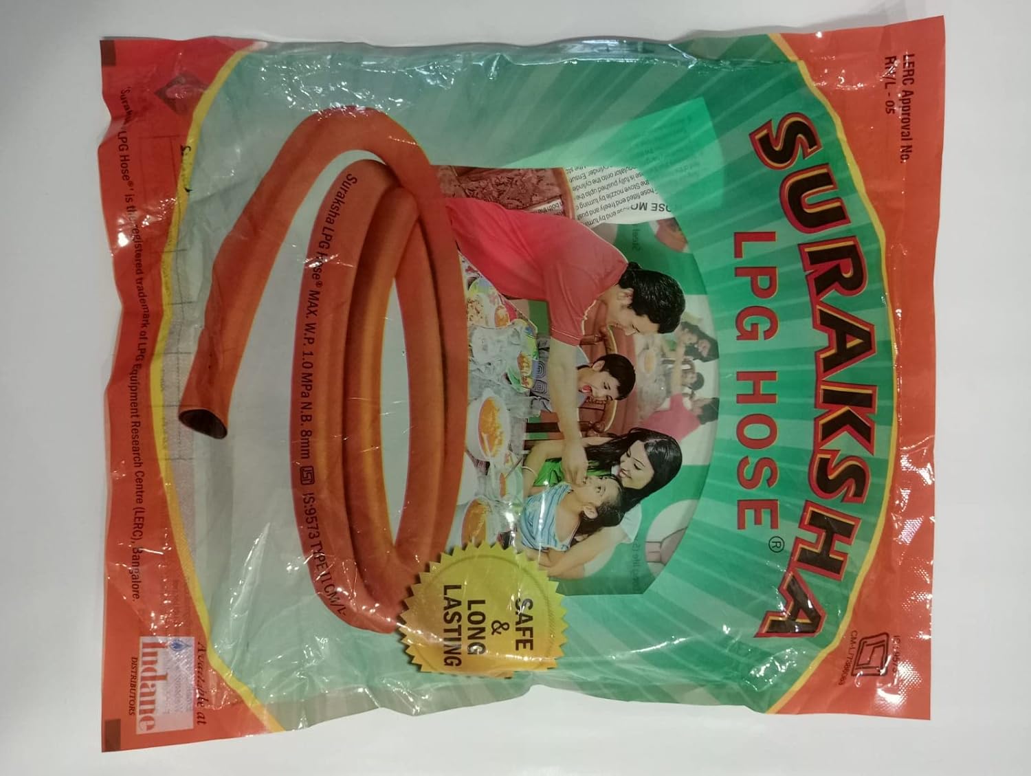 Basant Suraksha Hose Pipe - ISI Marked LPG Gas Pipe with Reinforced ...