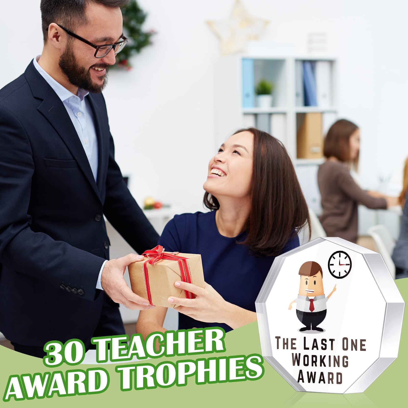 Snapklik.com : 30 Pcs Funny Trophy Awards Gifts Bulk Small Clear ...