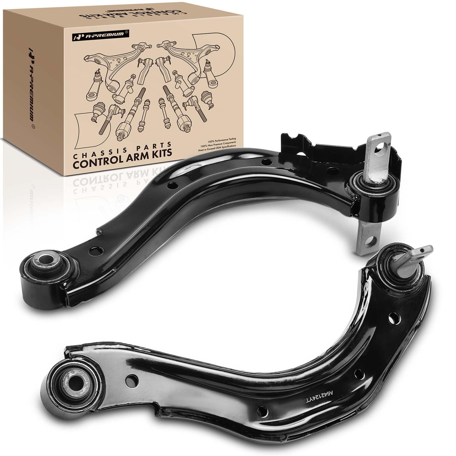 Amazon.com: A-Premium 2 x Rear Upper Control Arm, with Bushing ...