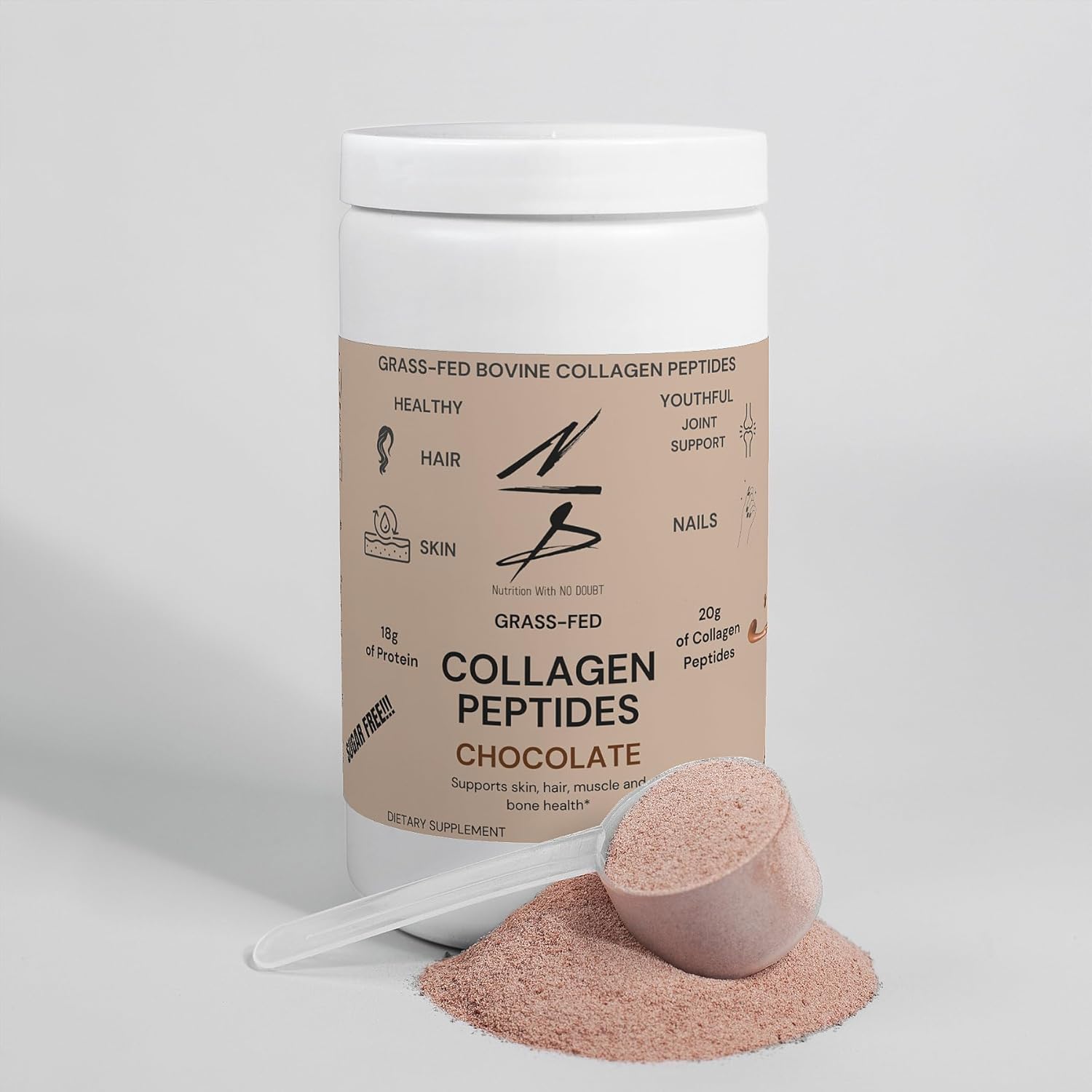 Amazon.com: Chocolate Delight Collagen Peptides - Premium Chocolate ...