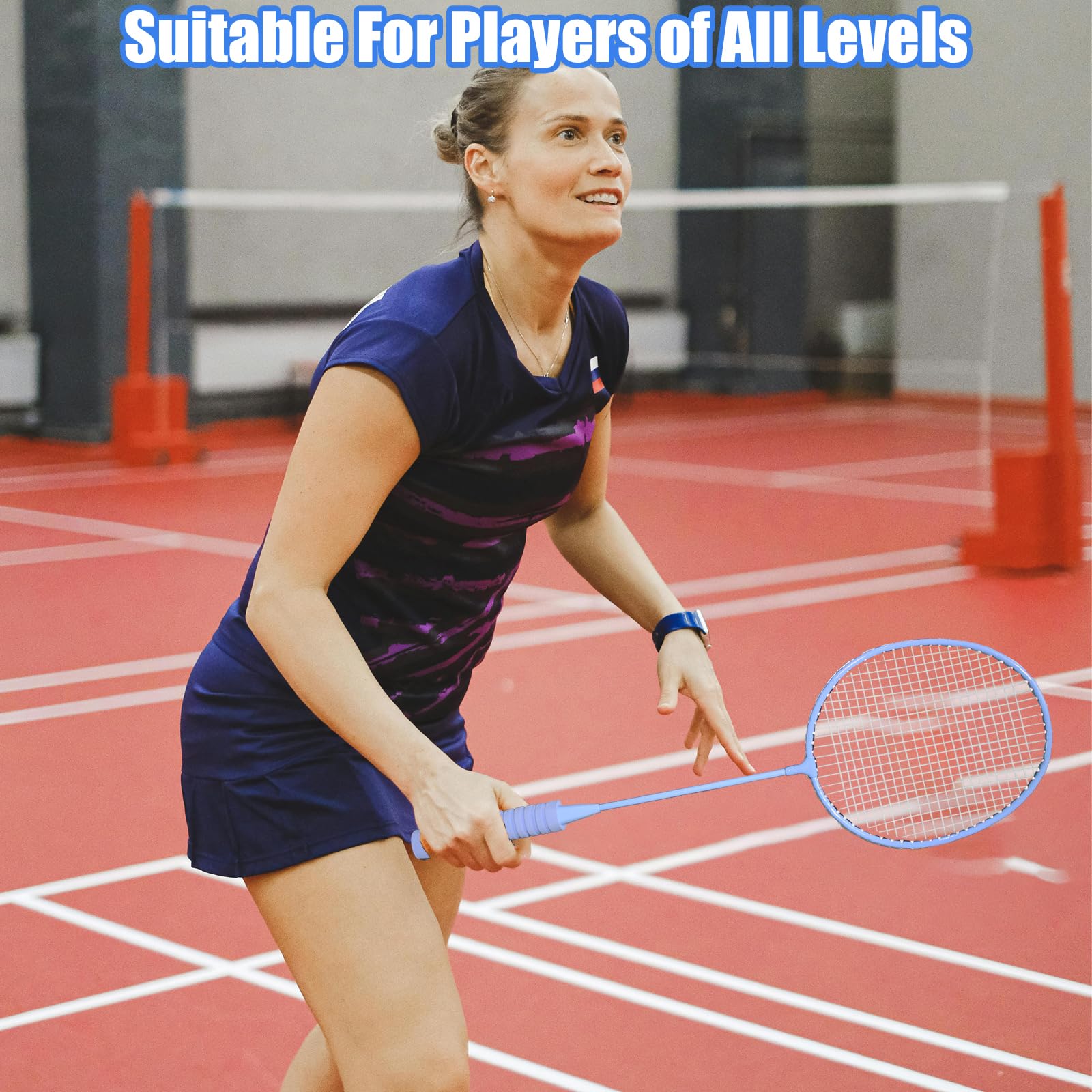 Snapklik.com : Magicorange Badminton Rackets Set Of 5 For Outdoor ...