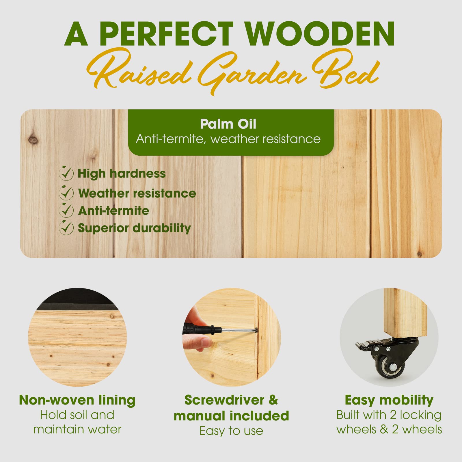 Snapklik.com : Idzo Raised Garden Bed