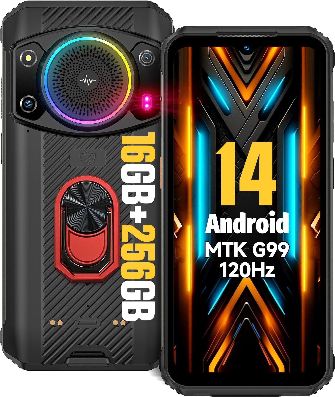 Ulefone Armor 26 Ultra Walkie Talkie 5G teléfono resistente desbloqueado, MTK 8020 24GB + 512GB ...