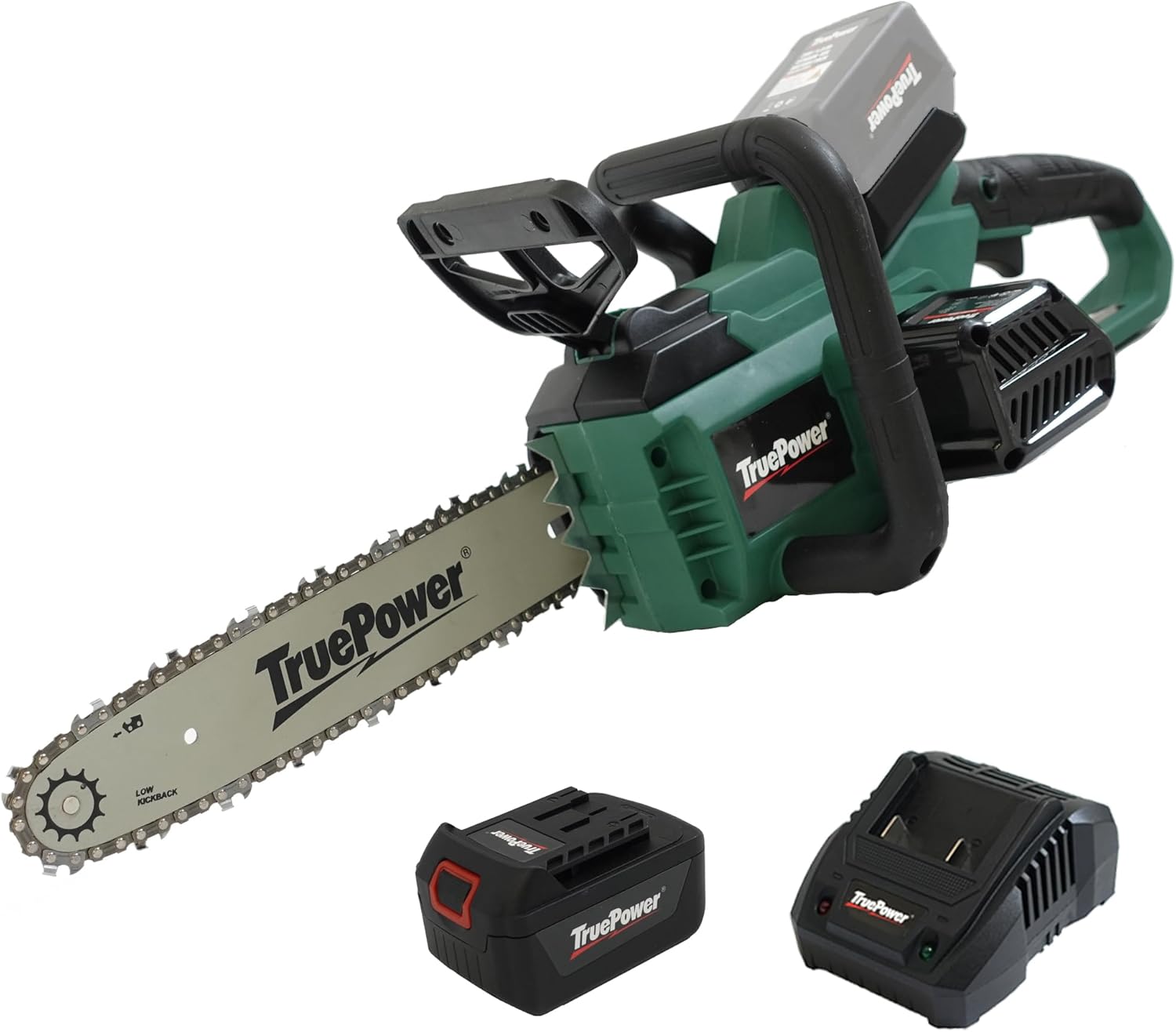 Amazon.com : TruePower 20V Chainsaw 12" Lithium Ion w/ 4.0Ah Battery ...