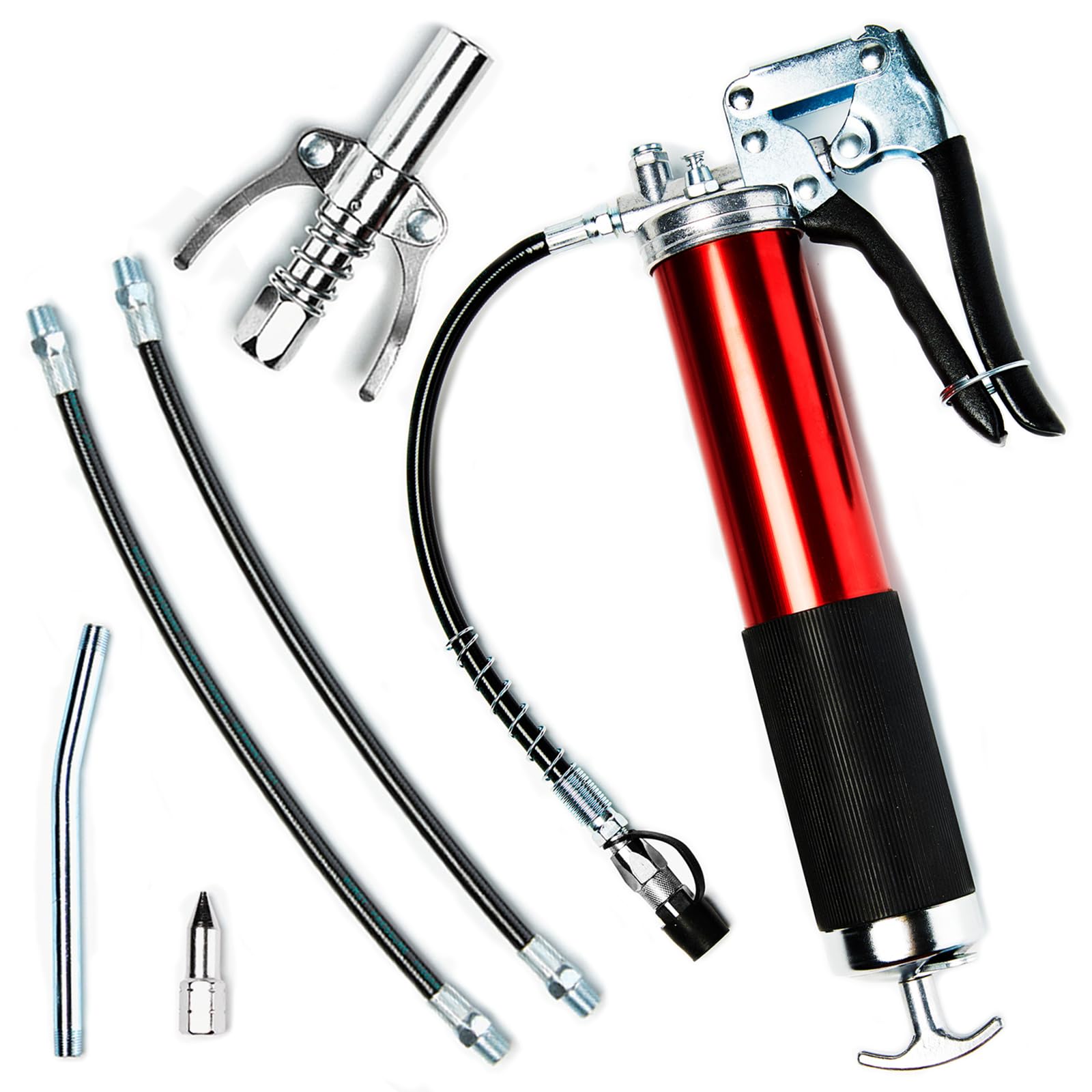 Amazon.com: BKOEIUY 14 oz Grease Gun, Heavy Duty Pistol Grip Grease Gun ...