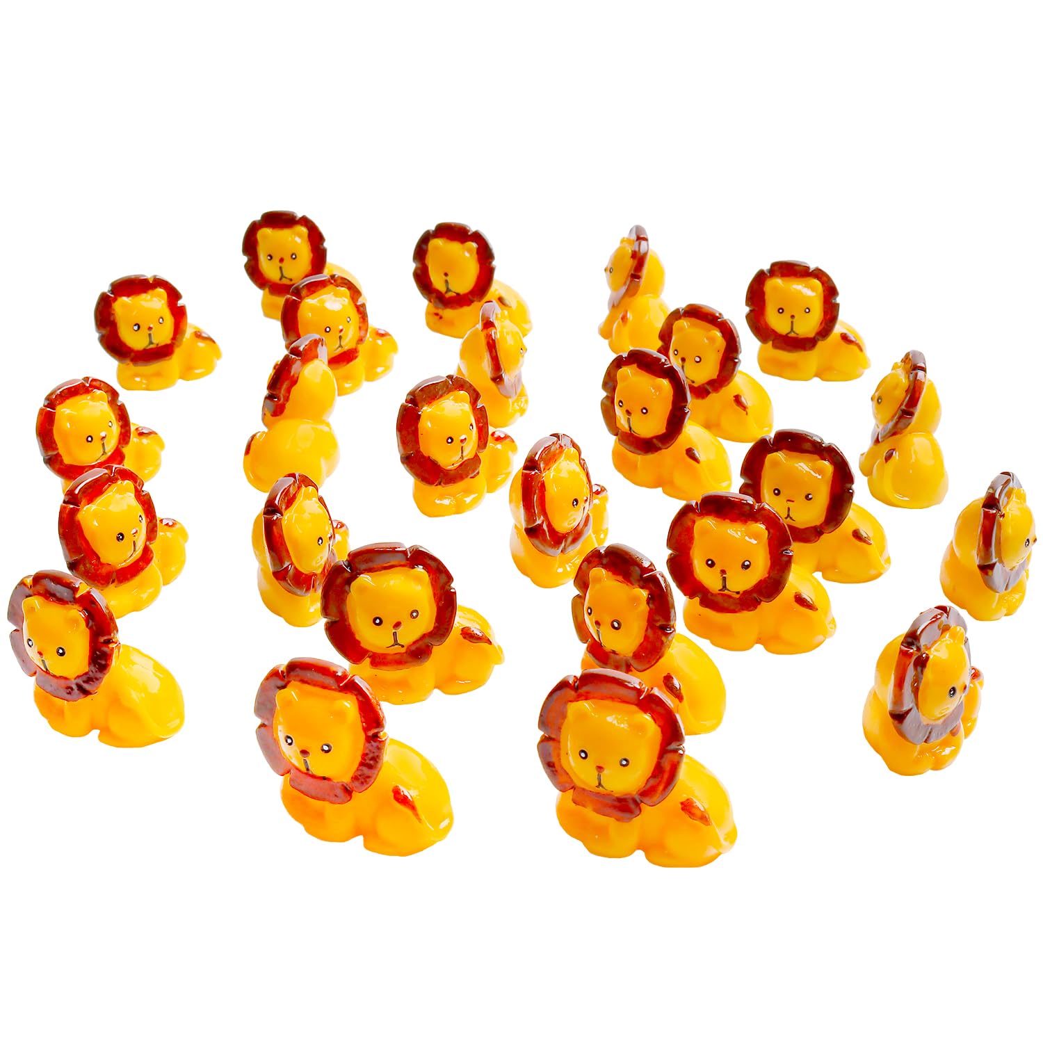 Amazon.com: Aydinids 25 Pcs Mini Lion Resin Miniature Lion Miniature ...