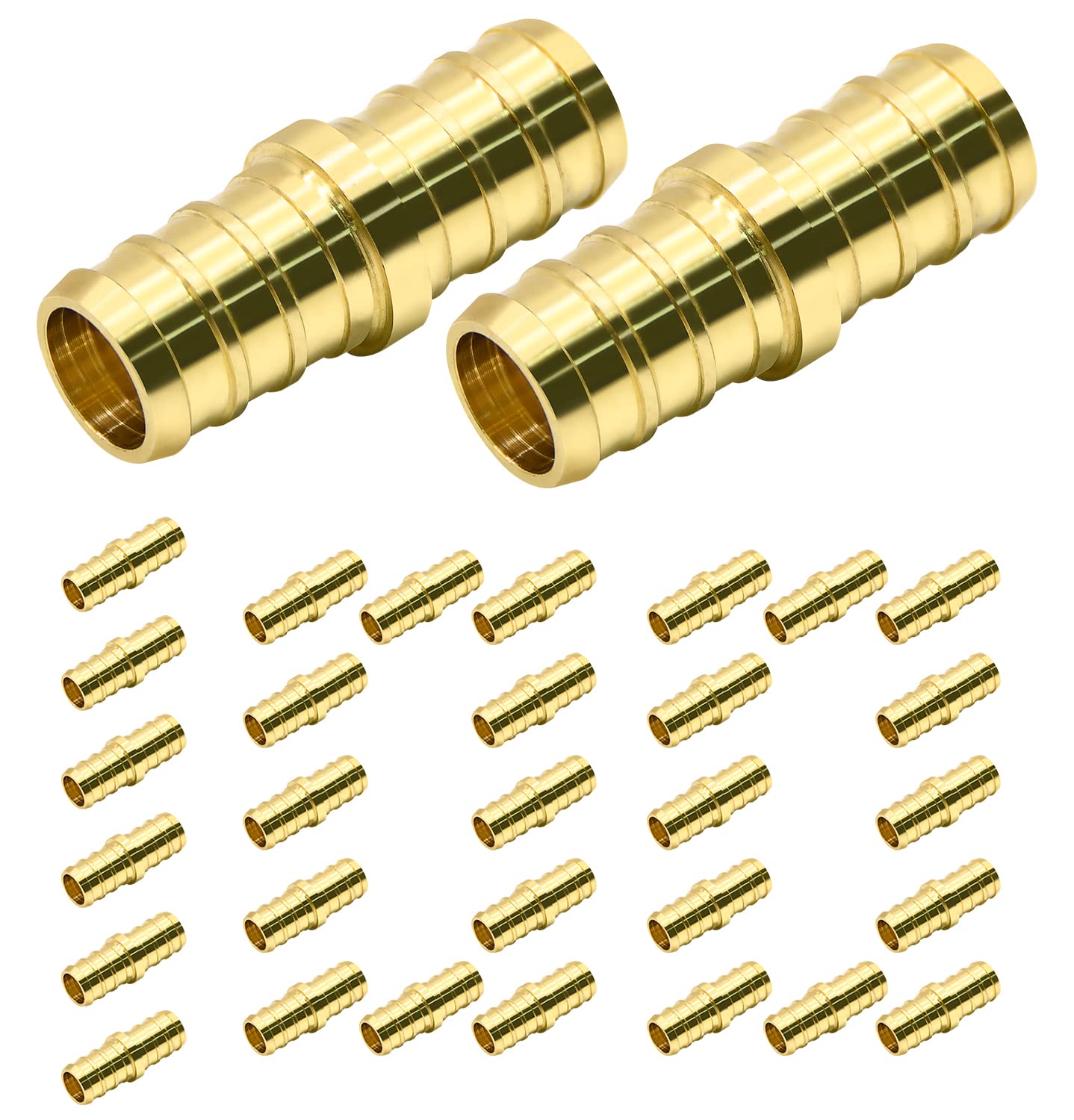 Snapklik.com : 100 Pack PEX Fittings, 1/2" PEX Fittings, PEX Straight ...