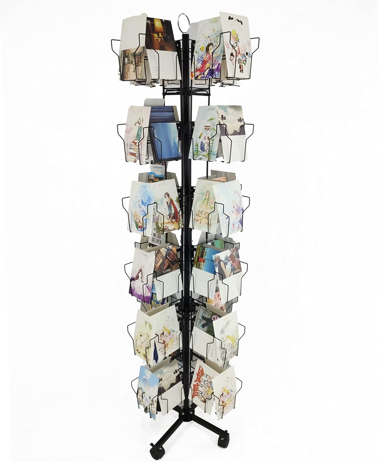 Amazon.com : FixtureDisplays® 5x7" Vertical Greeting Card Display ...