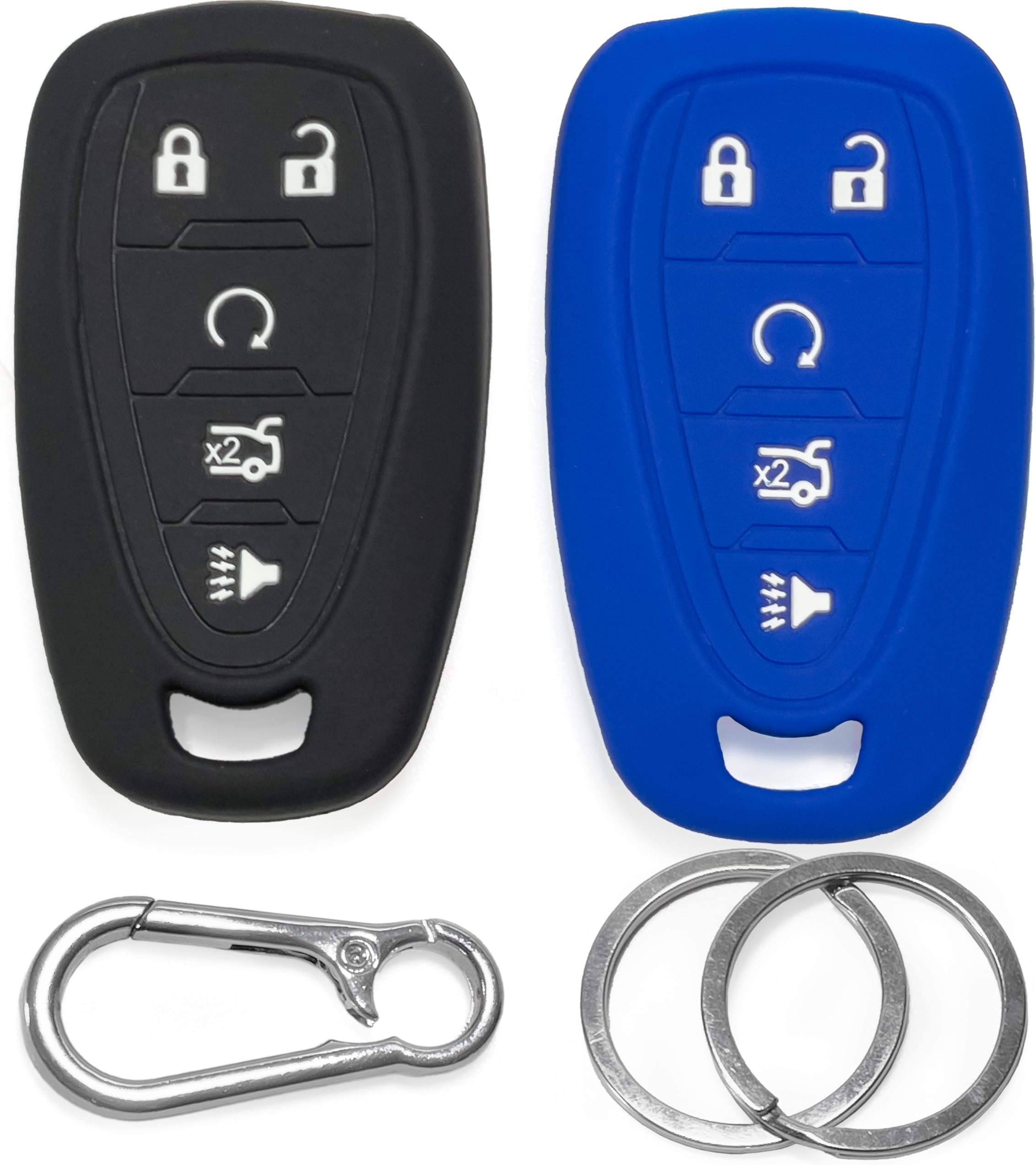 Amazon.com: Click&Fit Silicone Key Fob Covers Compatible with Chevy ...