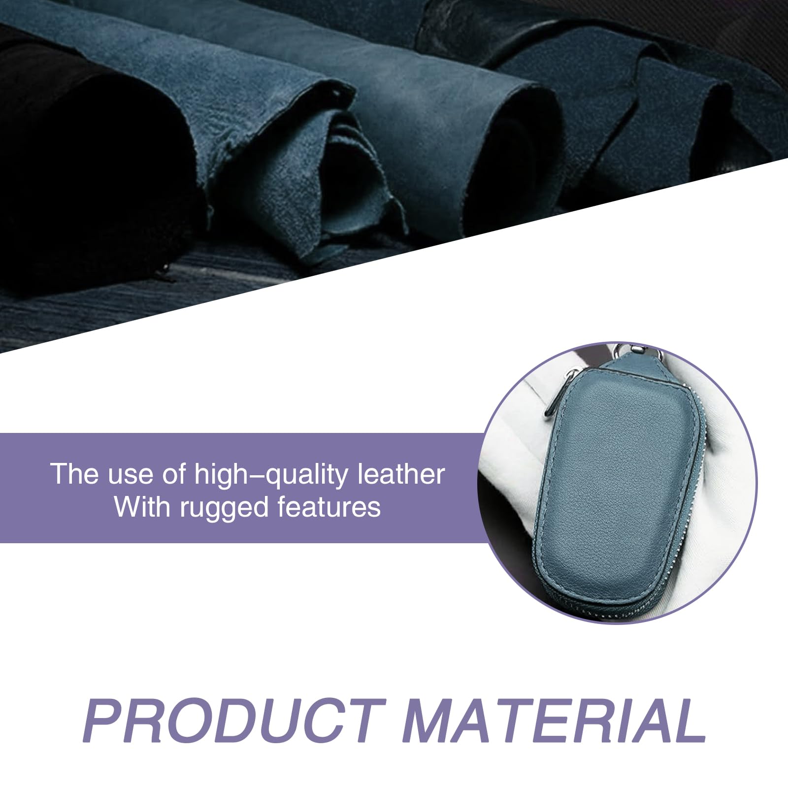 Snapklik.com : Universal Key Fob Covers For Car Keys, Car Smart Leather ...