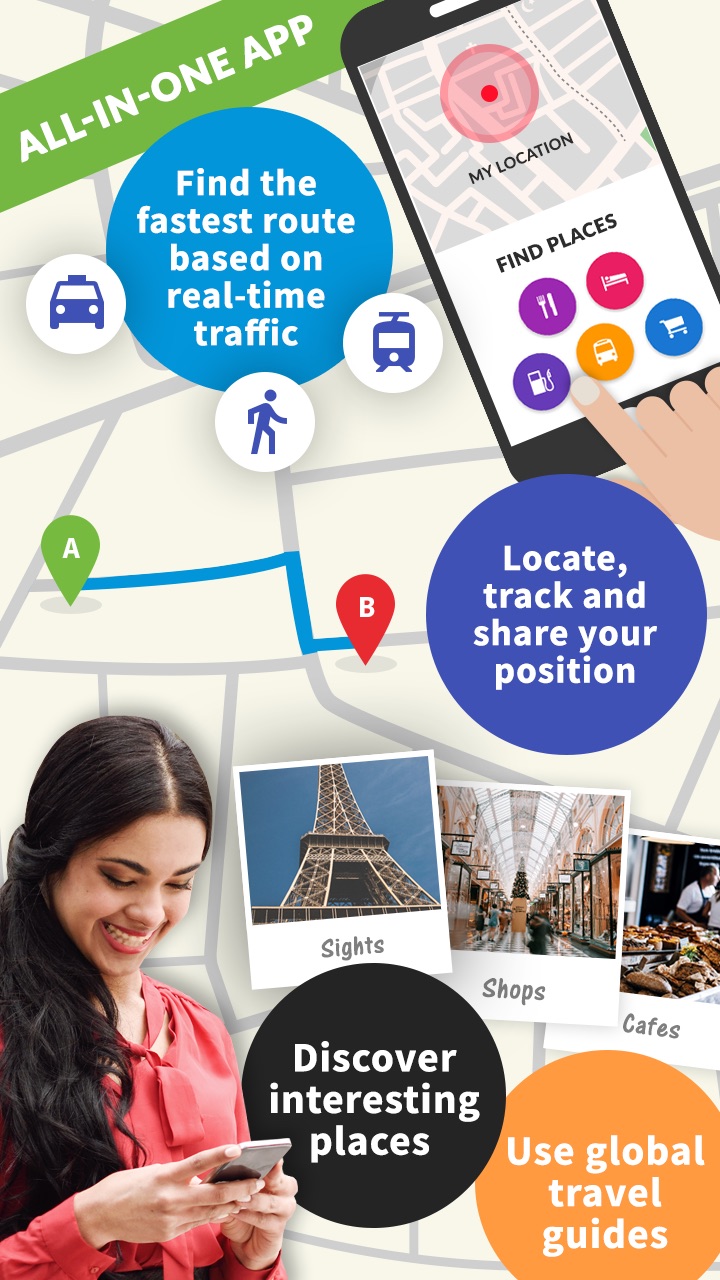 Better Maps. GPS Navigation. More location info. Offline Maps. - App on ...