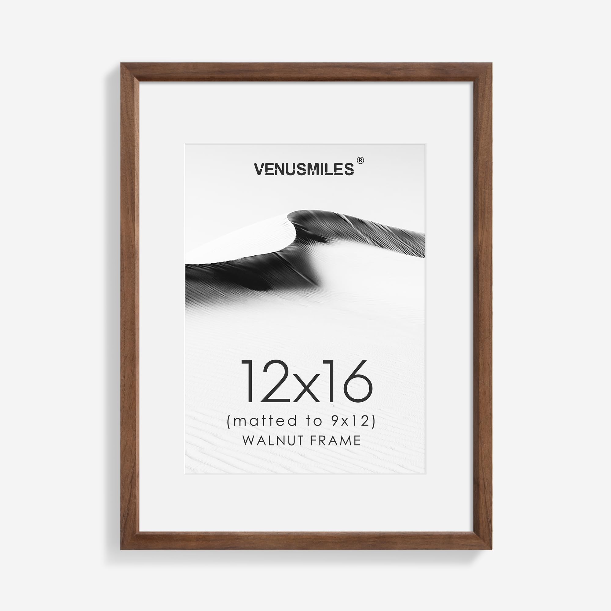 Amazon.com - Venusmiles 12x16 Picture Frame Natural Solid Walnut Photo ...