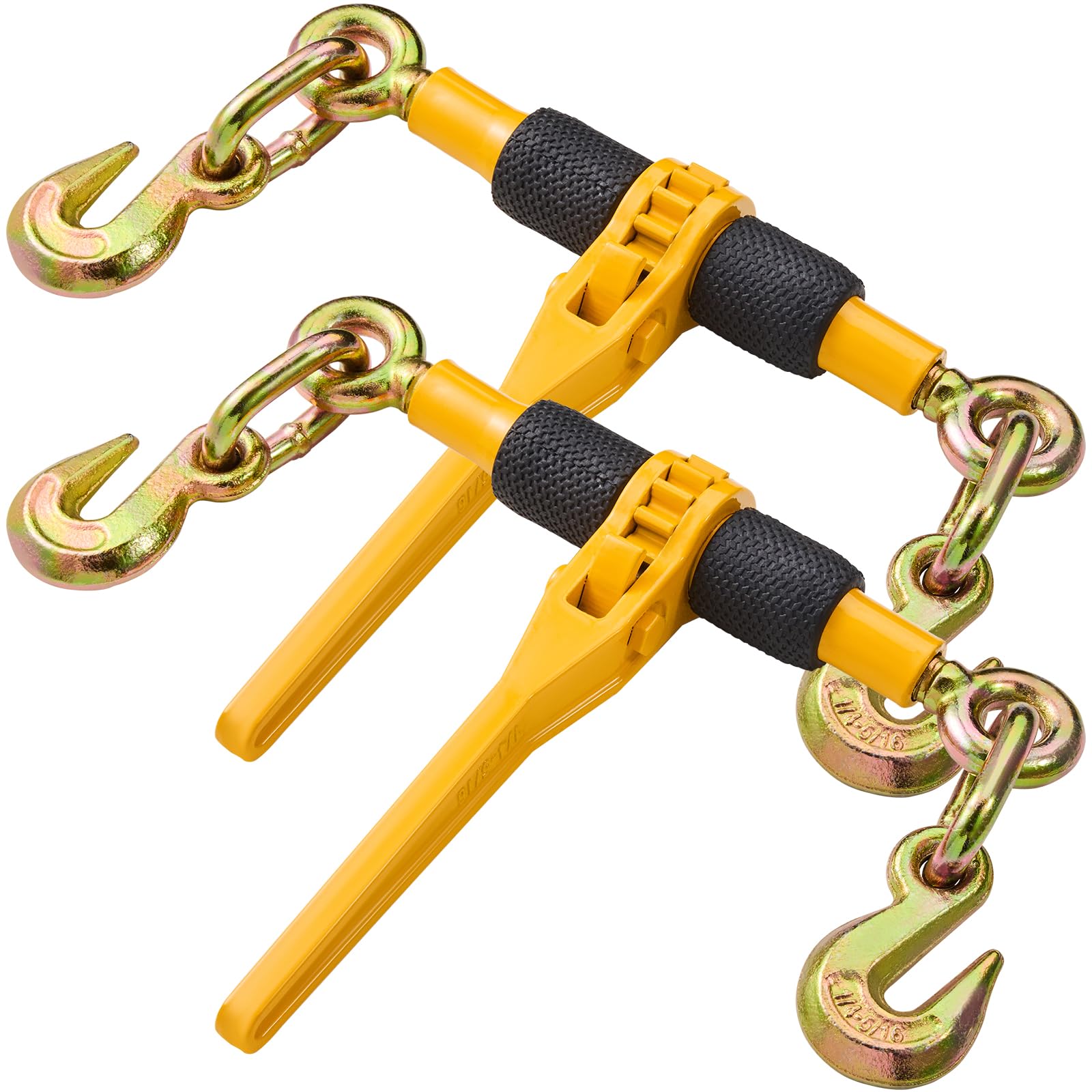 Amazon.com: VEVOR Ratchet Chain Binders, 1/4"-5/16", 2600 lbs Safe ...