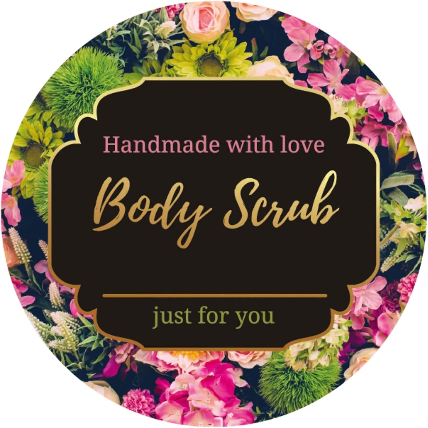 Amazon.com : Mobiusea Creation Body Scrub Containers Labels Roll | 2 ...