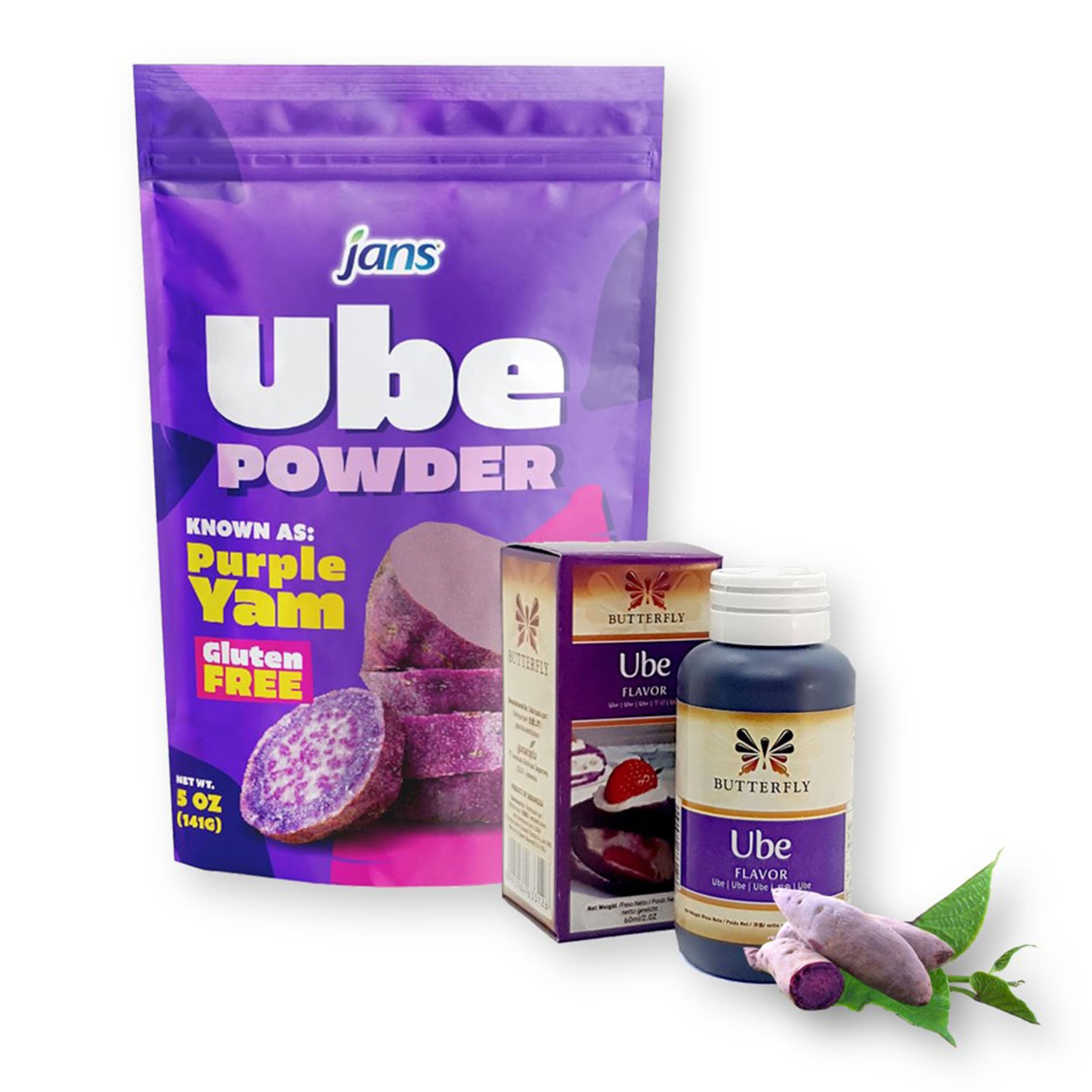 Amazon.com: Tasty Kitchen Combo Set Jans Ube Purple Yam Powder 5 oz ...