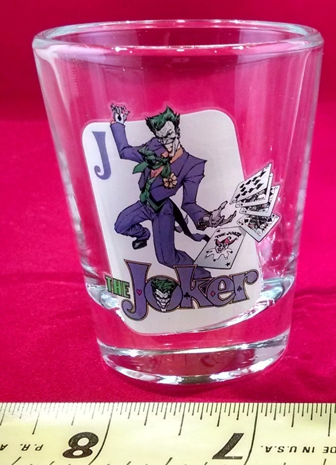 Amazon.com | Toon Tumblers DC Comics "The Joker" 2-oz. Shot Glass: Shot ...