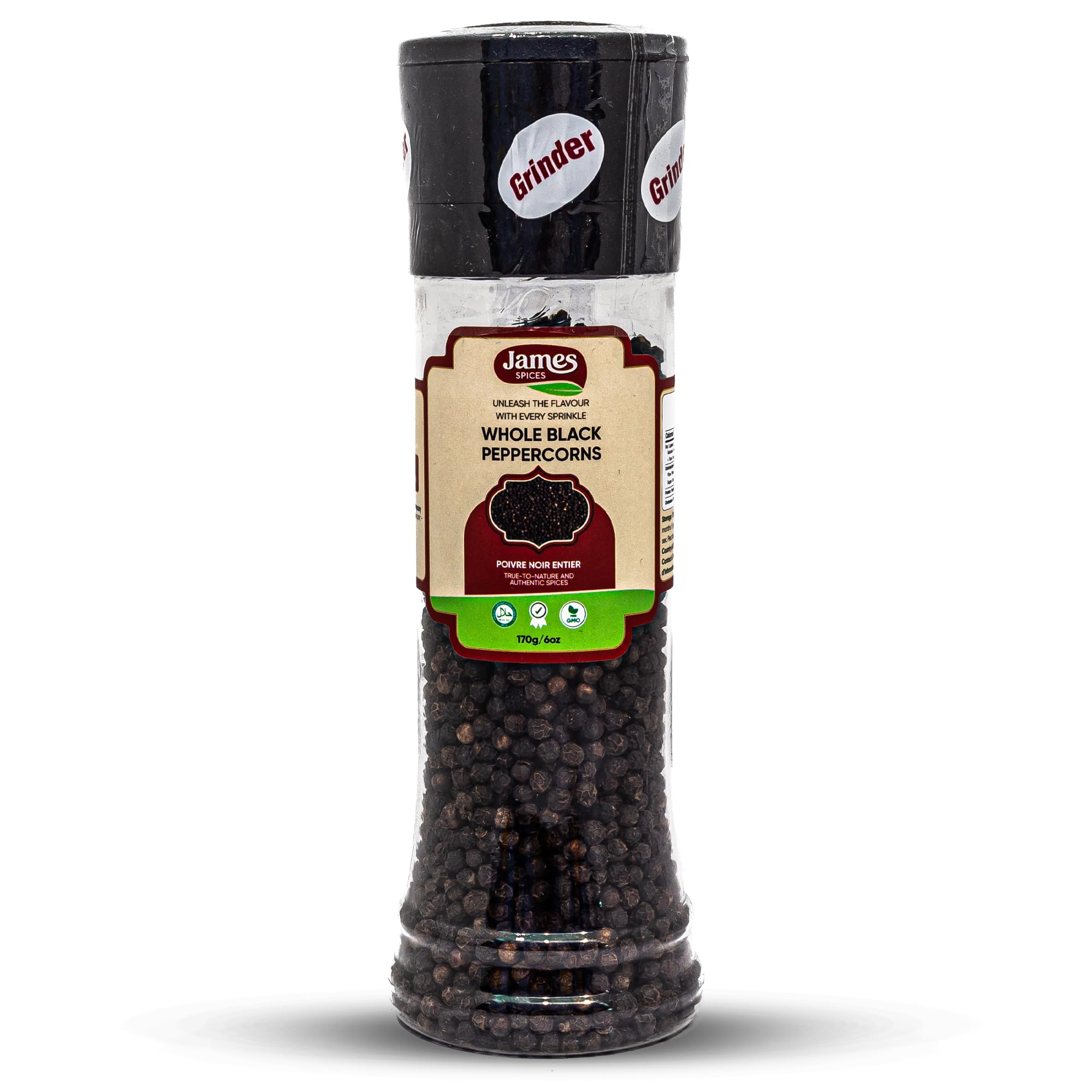 Amazon.com : James Spices Inc. Black Pepper (Black peppercorn with ...