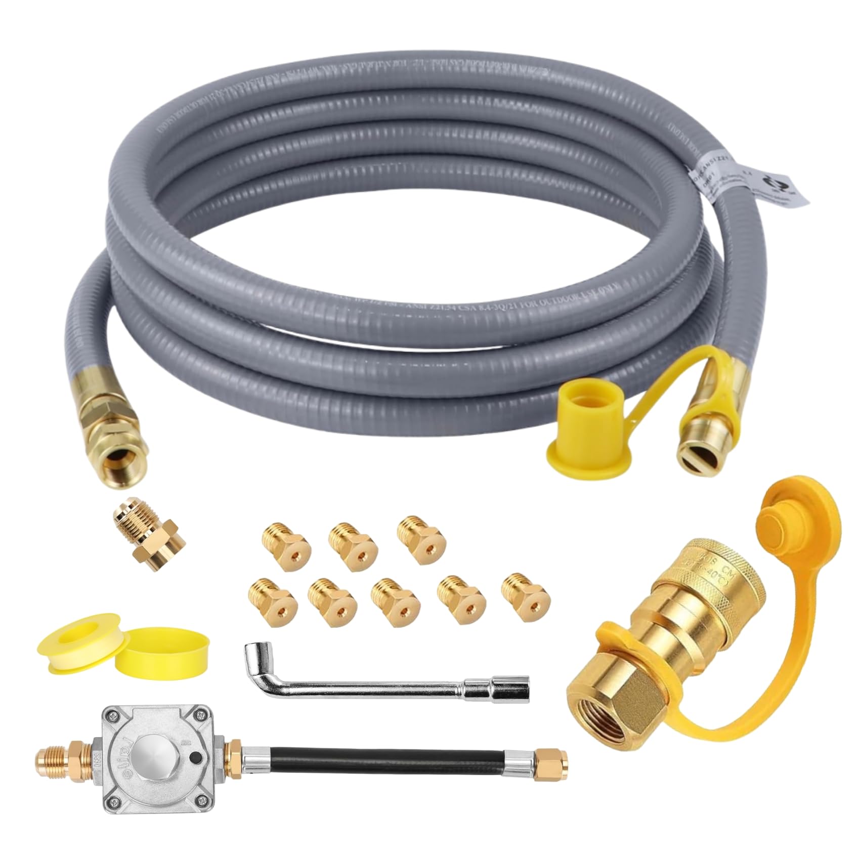 Snapklik.com : Upgraded Propane To Natural Gas Conversion Kit Compatible