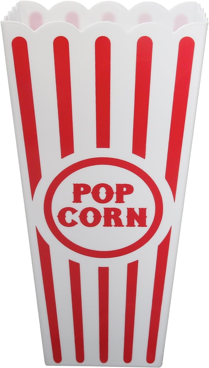 Amazon.com | popcorn Bowl set x 2 Microwavable pop corn Butter holder ...