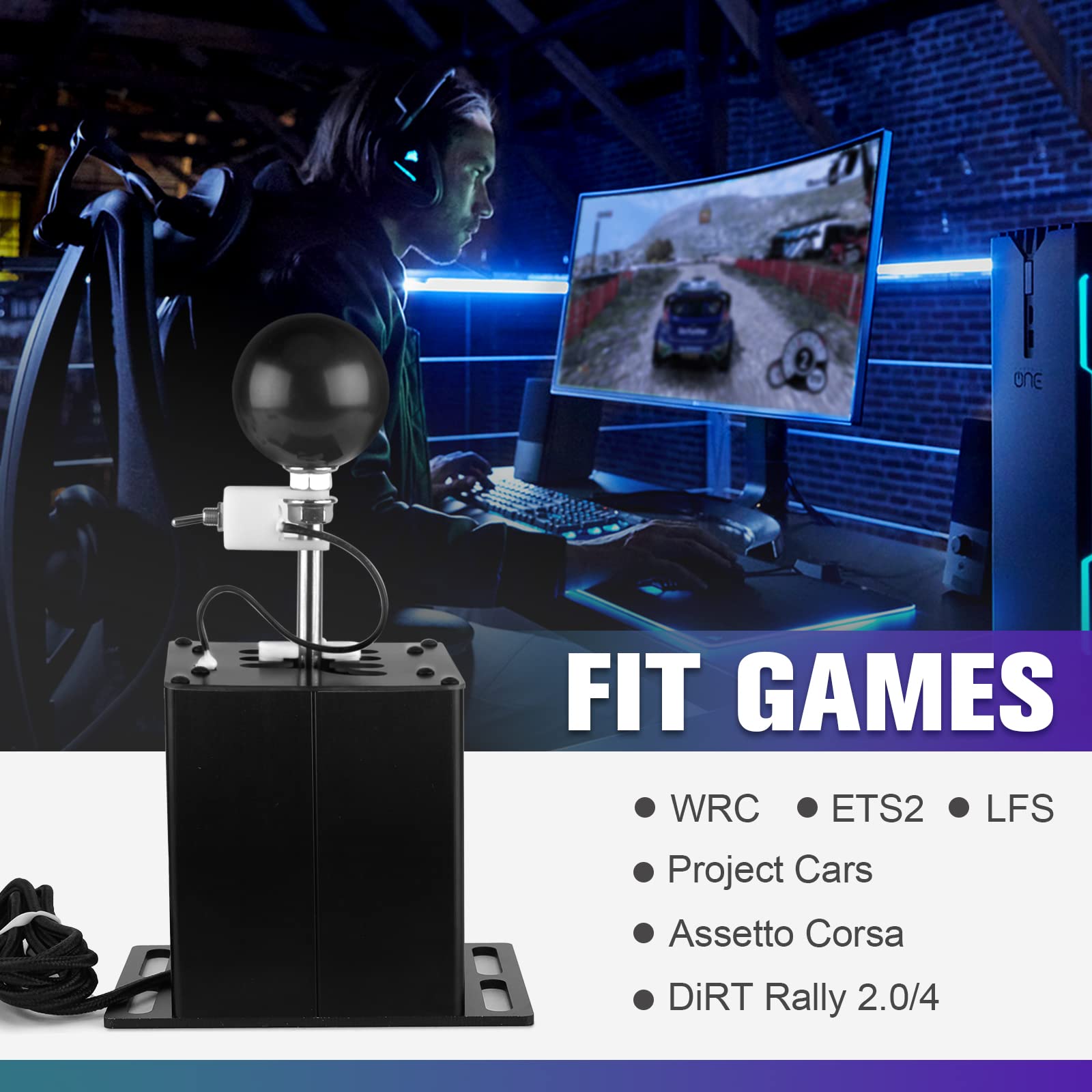 Snapklik.com : Aikeec USB Simulator Shifter For ATS ETS Dust WRC Sim ...