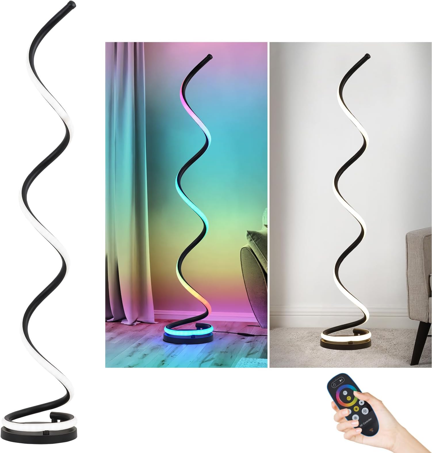IZOWE Floor Lamps for Living Room, RGB Colors Led Corner Floor Lamp ...