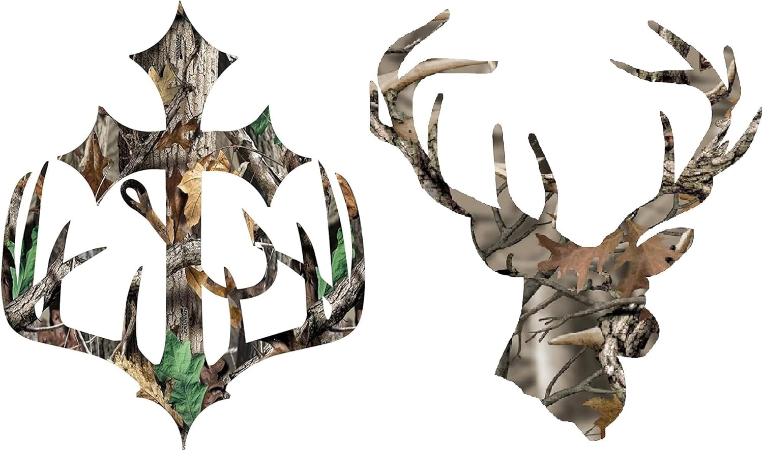 Amazon.com - H-TRADINGS 2 IN 1 PACK Cross Hunting Deer, Fish Hook Camo ...