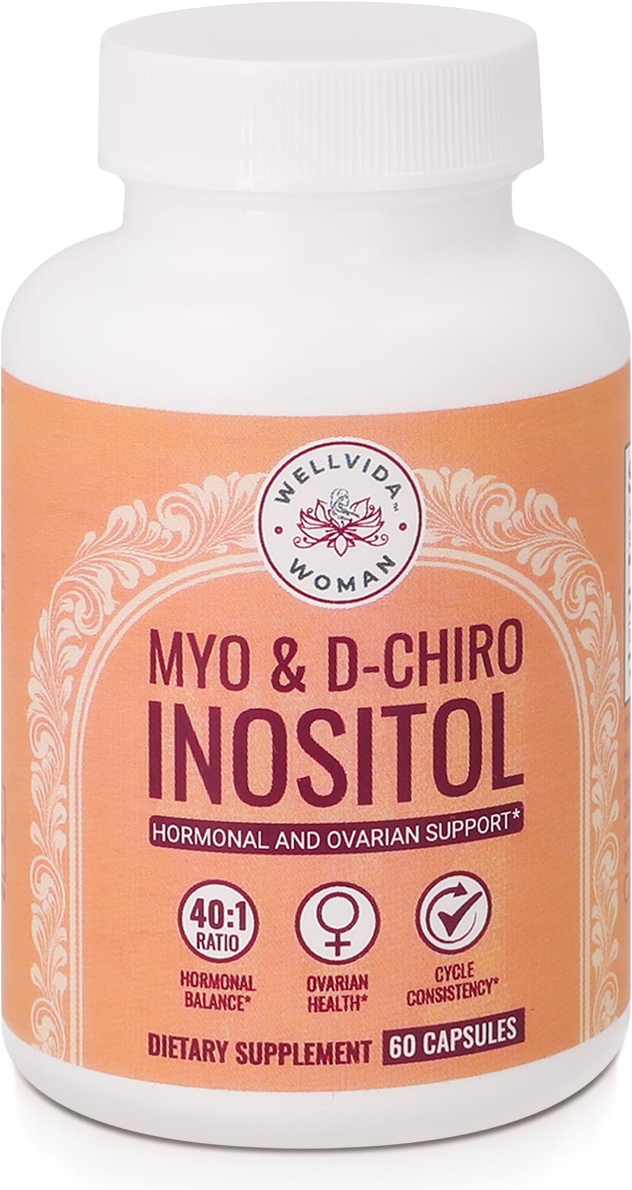 Amazon.com: Myo-Inositol & D-Chiro Inositol Supplement (40:1) 2,050mg ...