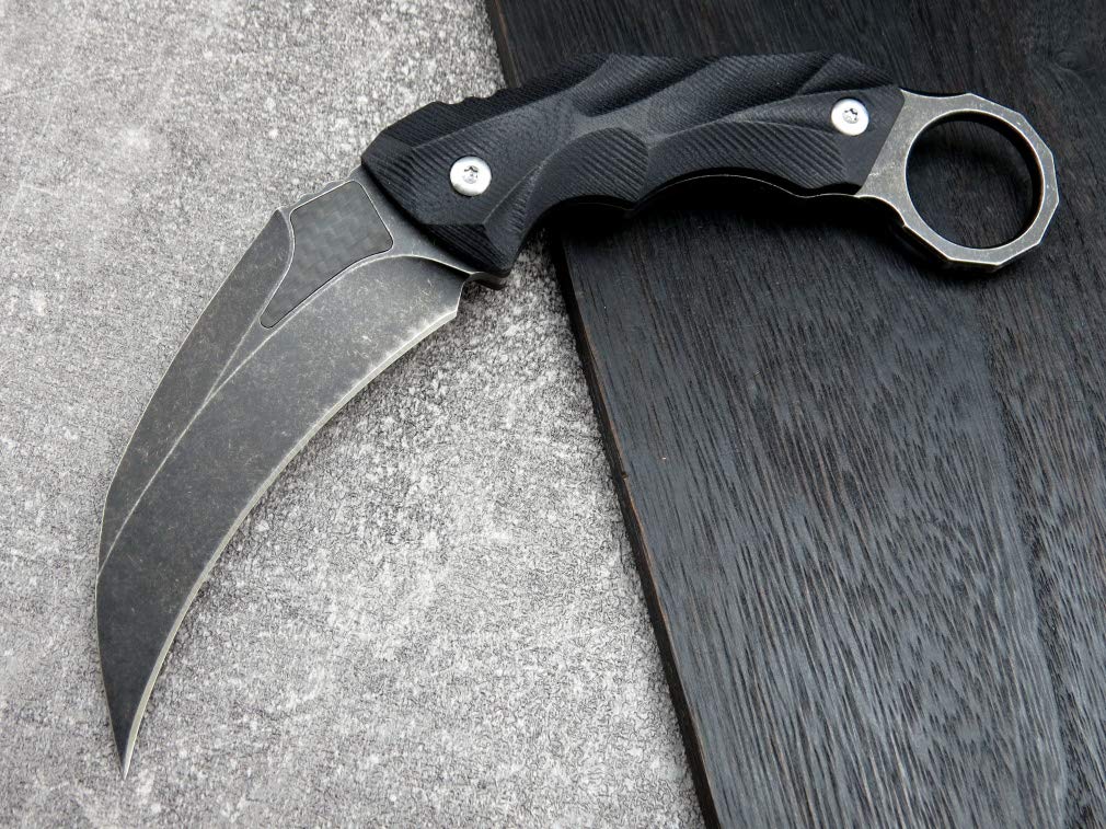 Snapklik.com : Ccanku C1692 Outdoor Knife And Carbon Fiber Fixed Blade ...