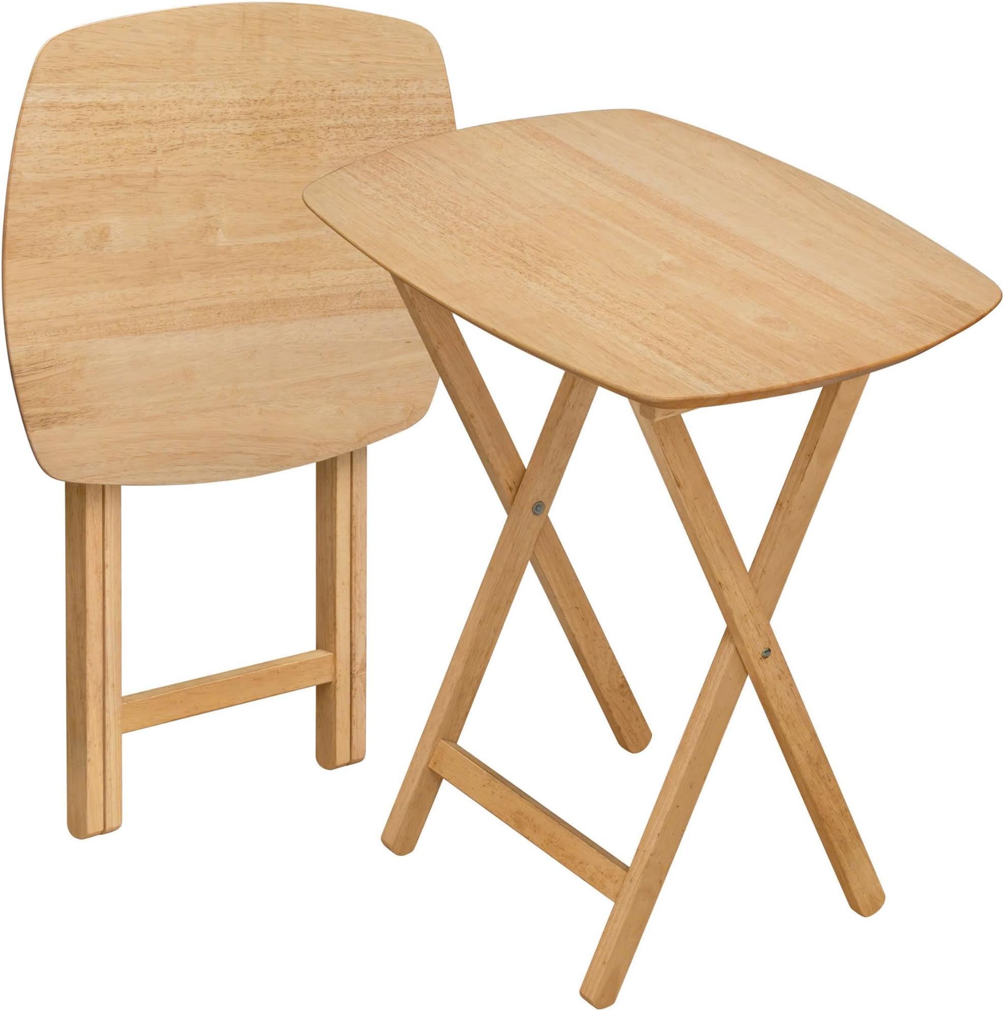 Amazon.com: Winsome Cade Set of 2 Foldable Snack Tables, Oversized, for ...