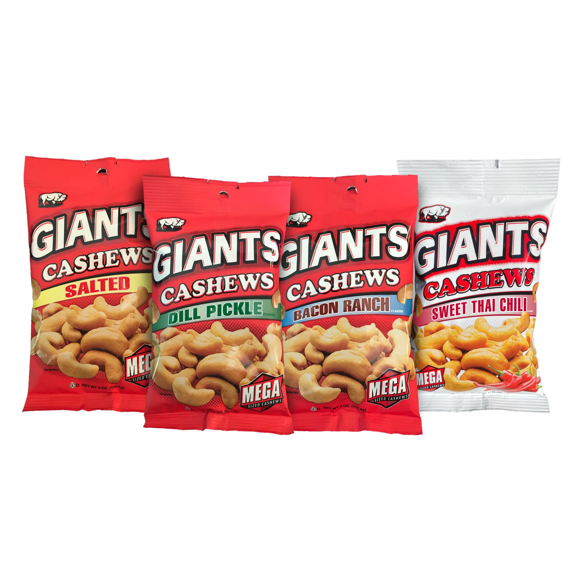 Amazon.com : GIANTS Snacks Cashews Variety Pack - Cashews Individual ...