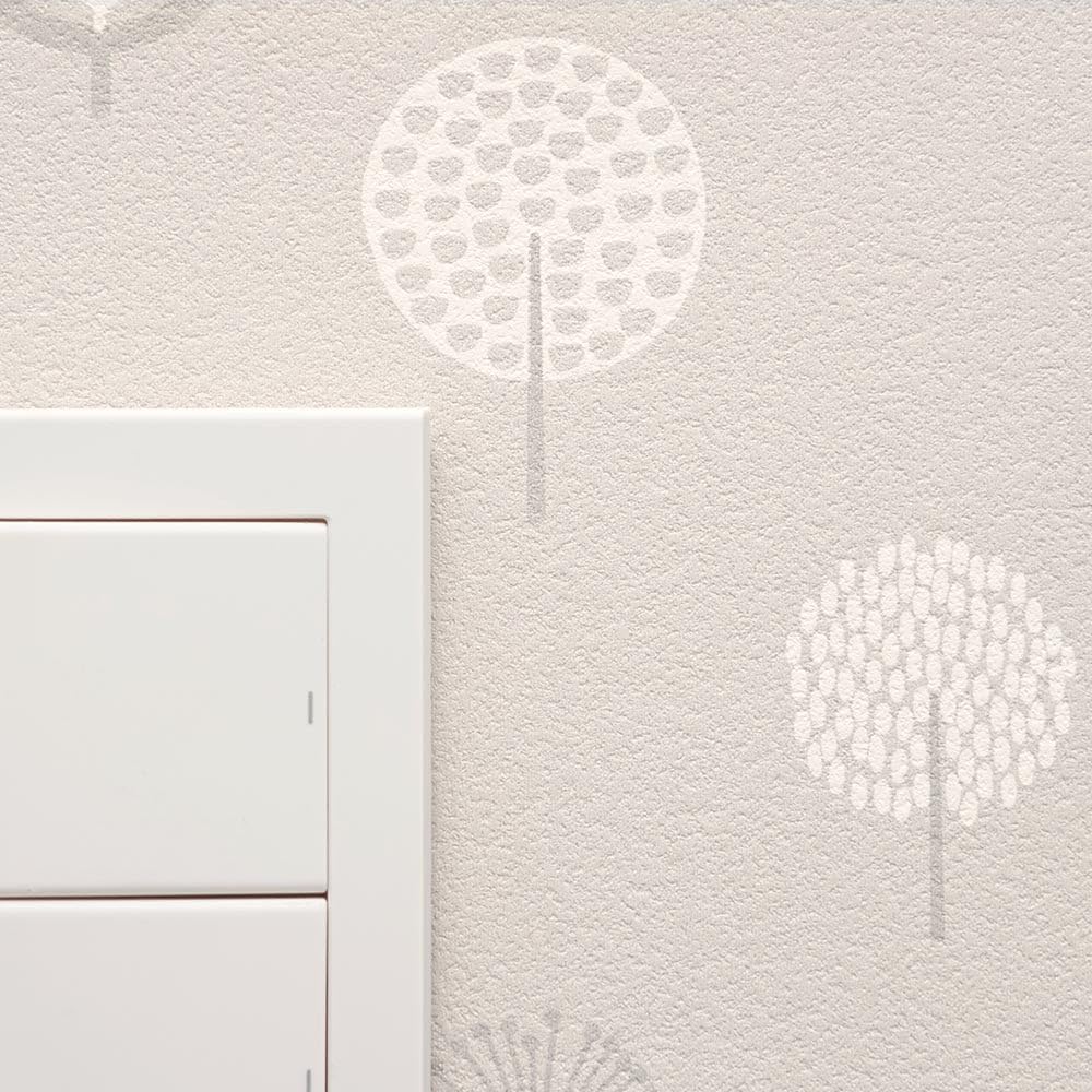 Amazon | 壁紙屋本舗 壁紙 生のり付き 15m 替刃付き ボタニカル 北欧 グレー 灰色 サンゲツ クロス SP9790 【受注生産品・キャンセル不可】 | 壁紙