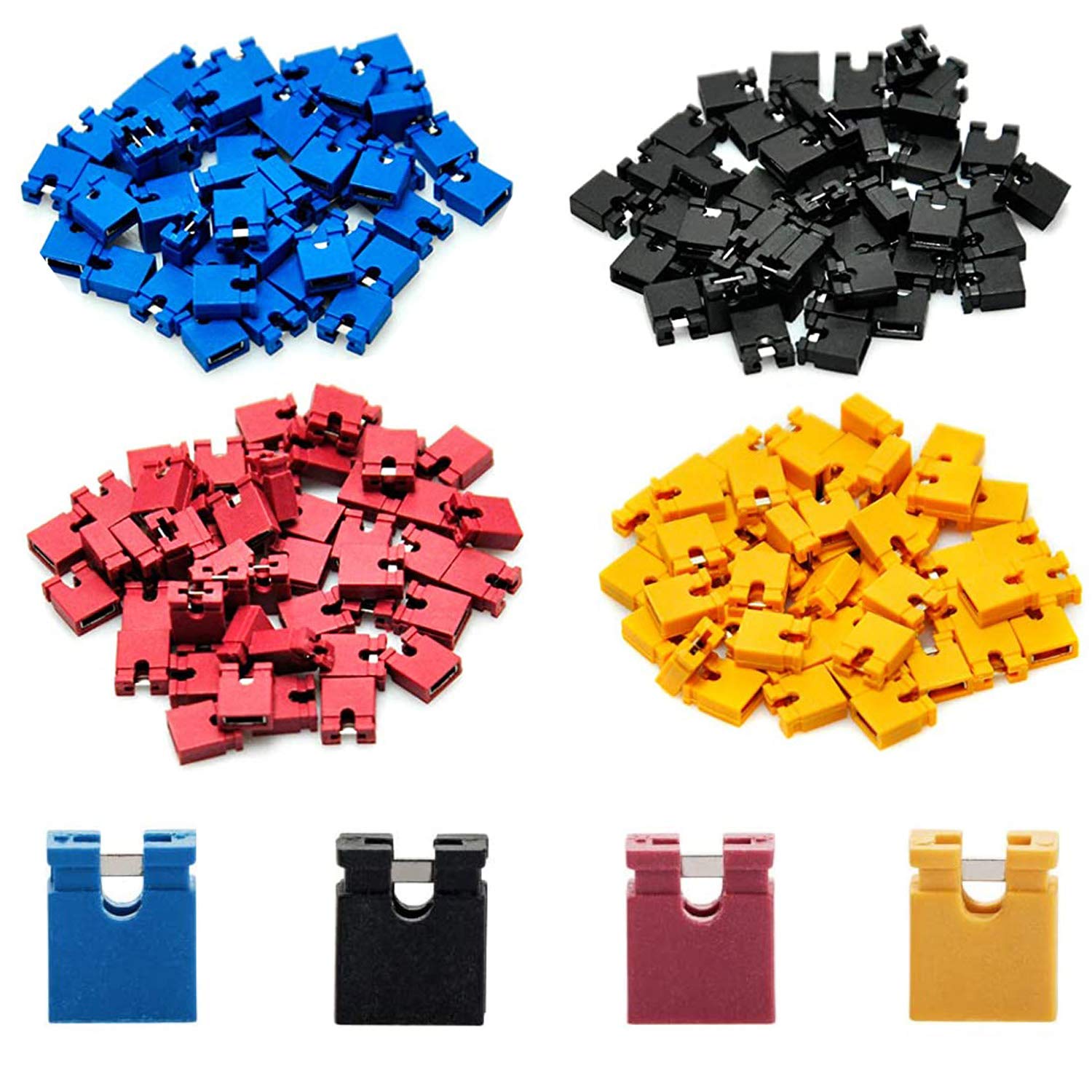 Jumper Cap Shunts Open Top 2.54mm Standard Computer Mini Short Circuit ...