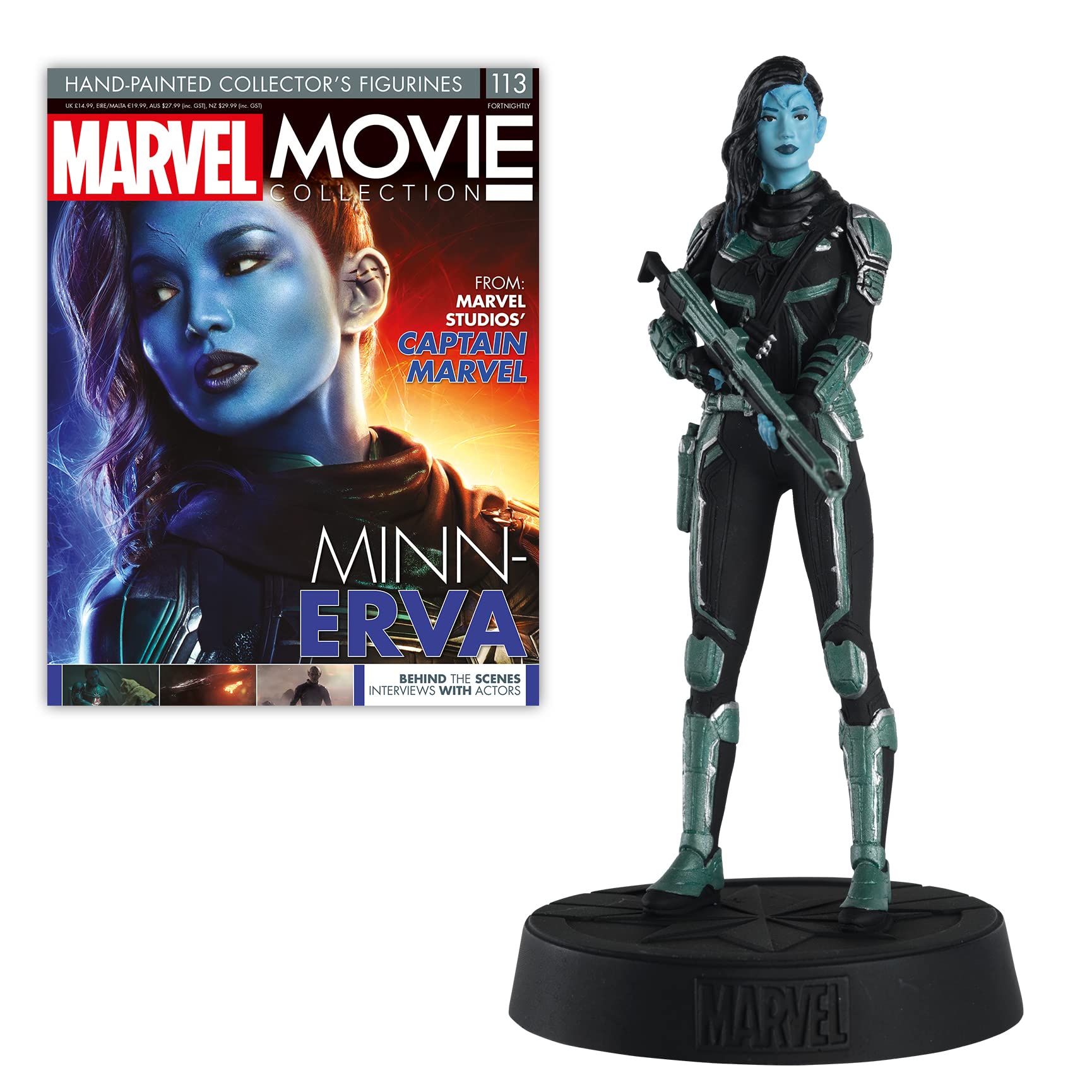 Buy Marvel - Minn-Erva Figurine (Captain Marvel) - Marvel Movie ...