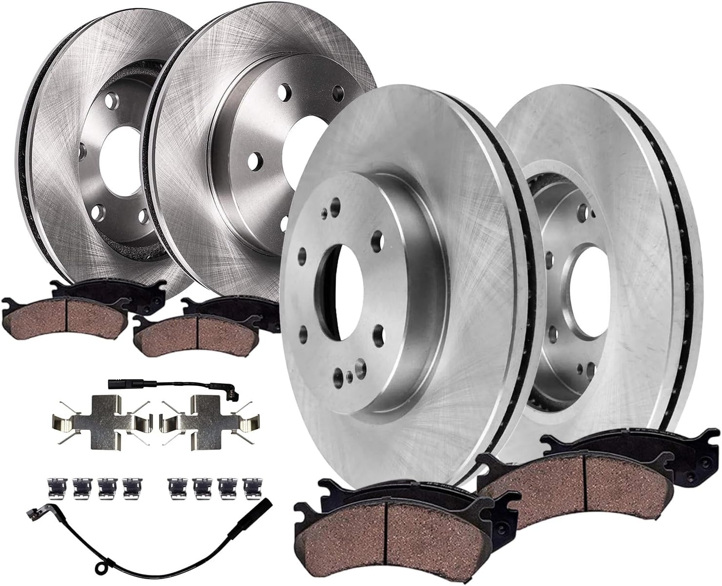 Amazon.com: Detroit Axle - 8pc Brake Kit for Chevrolet GMC Silverado Sierra 1500 Yukon XL ...