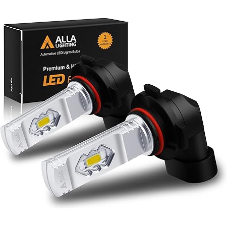 Amazon.com: Alla Lighting 3800lm 9145 9140 H10 LED Fog Lights Bulbs ...