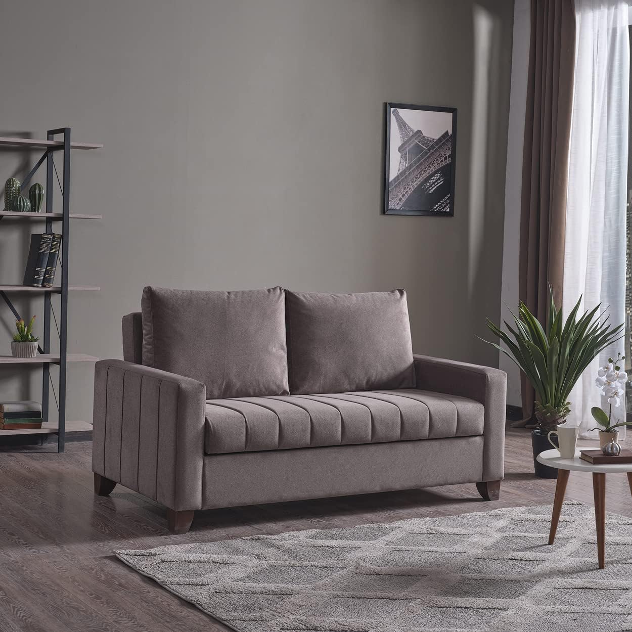 EVERGREENWEB - Divano Letto 2 posti trasformabile in comodo Prontoletto ...