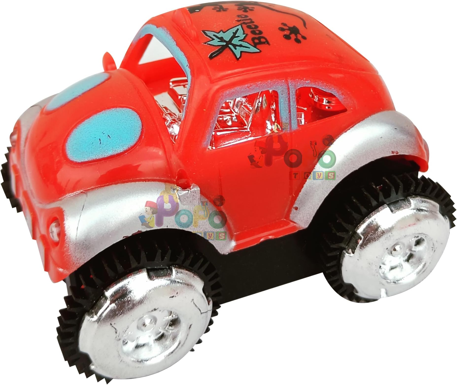 Buy PoPo Toys Mini Tumbling Vintage Stunt Car| Off-Road Tumbling Power ...