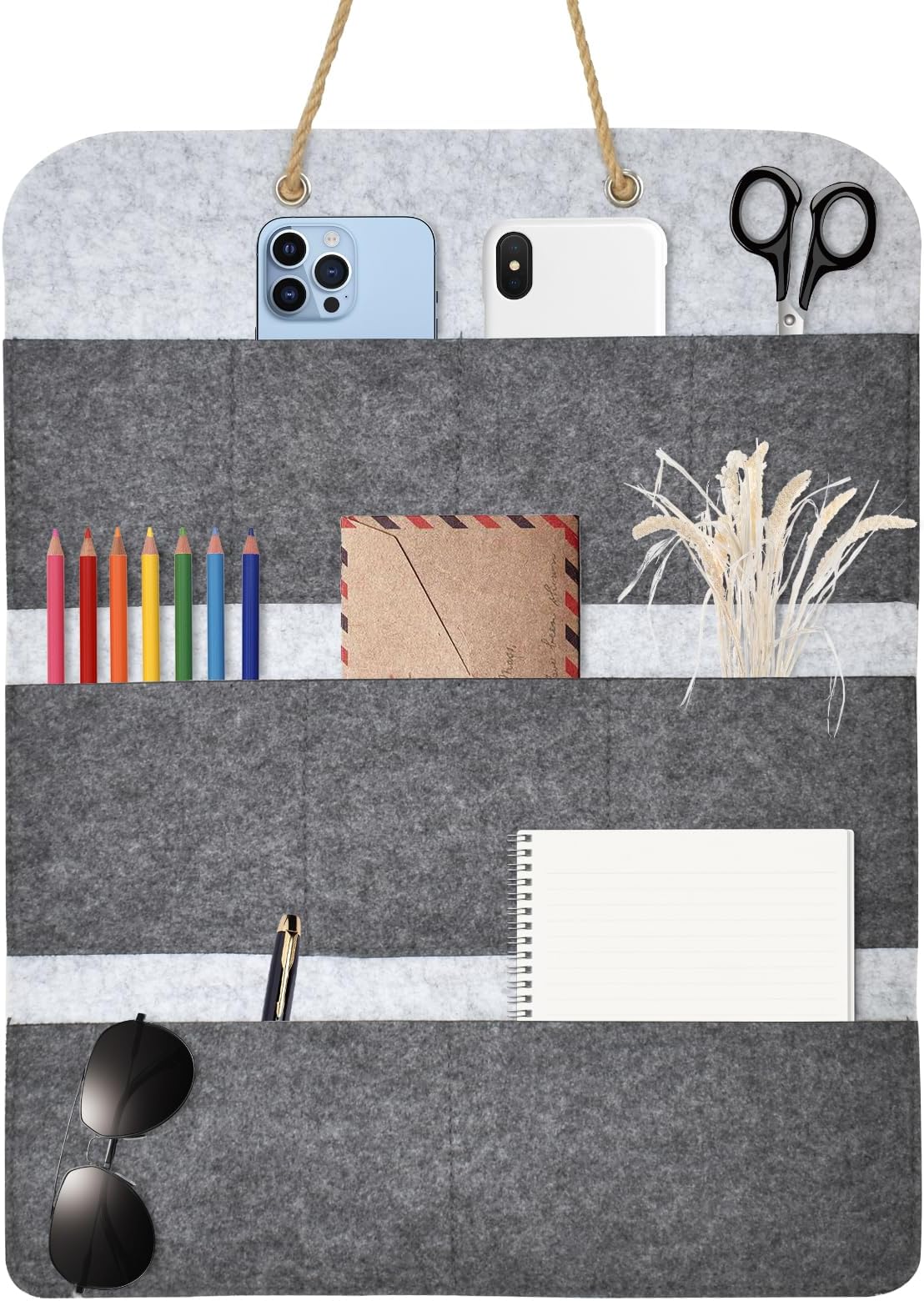 Wand Organizer Hängend Wandaufbewahrung Filz Hängeorganizer für ...