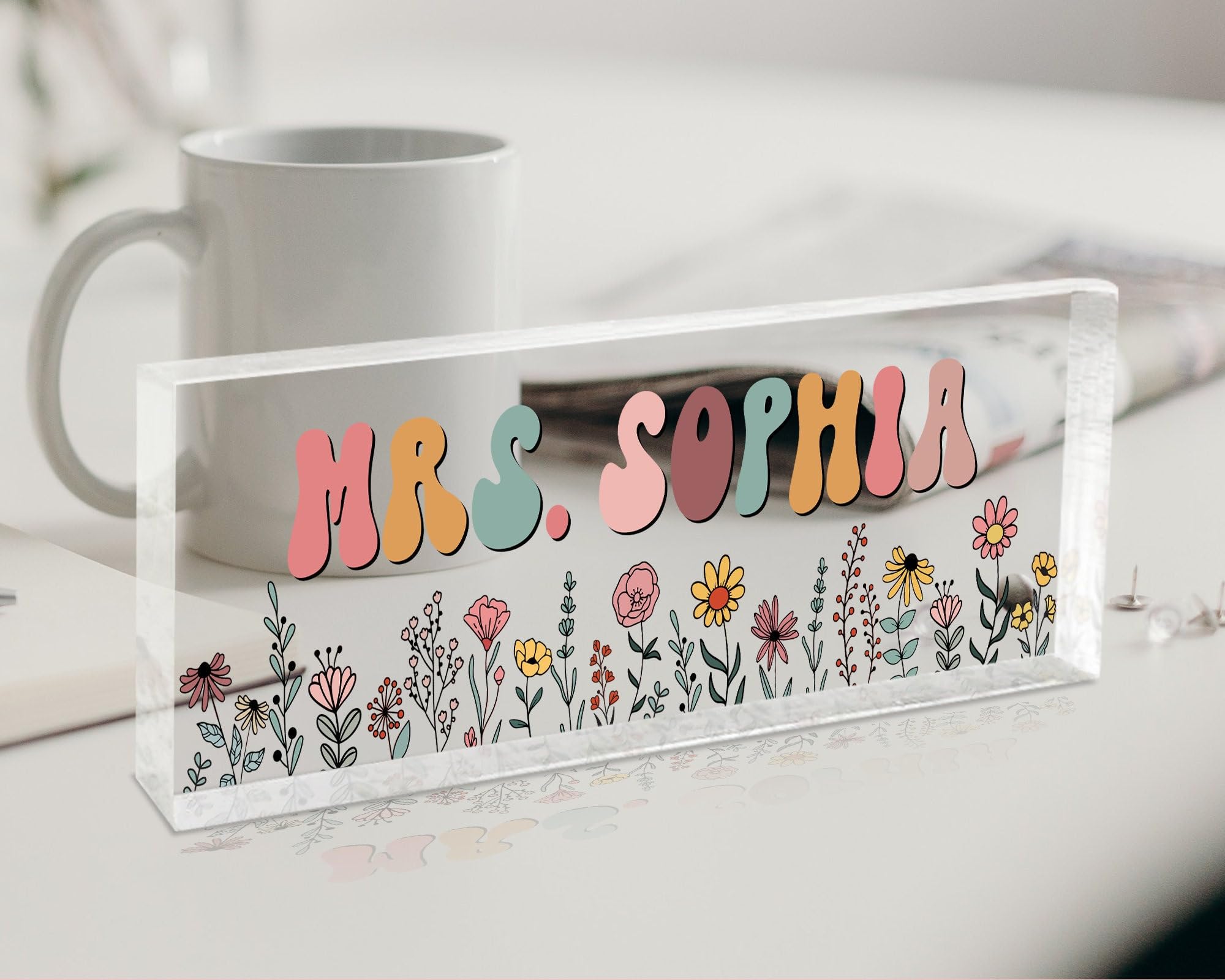 Personalized Name Plates For Desk Personalized Teacher Name Plate ...