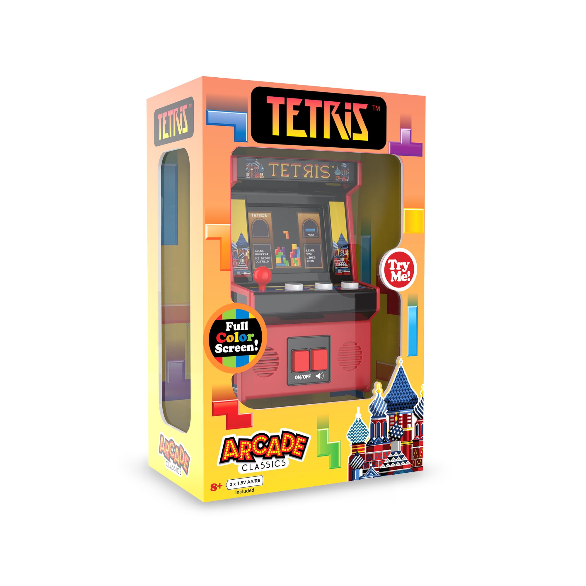 Mini Tetris Arcade Game Machine, Retro Classic Arcade Electronic Toy ...