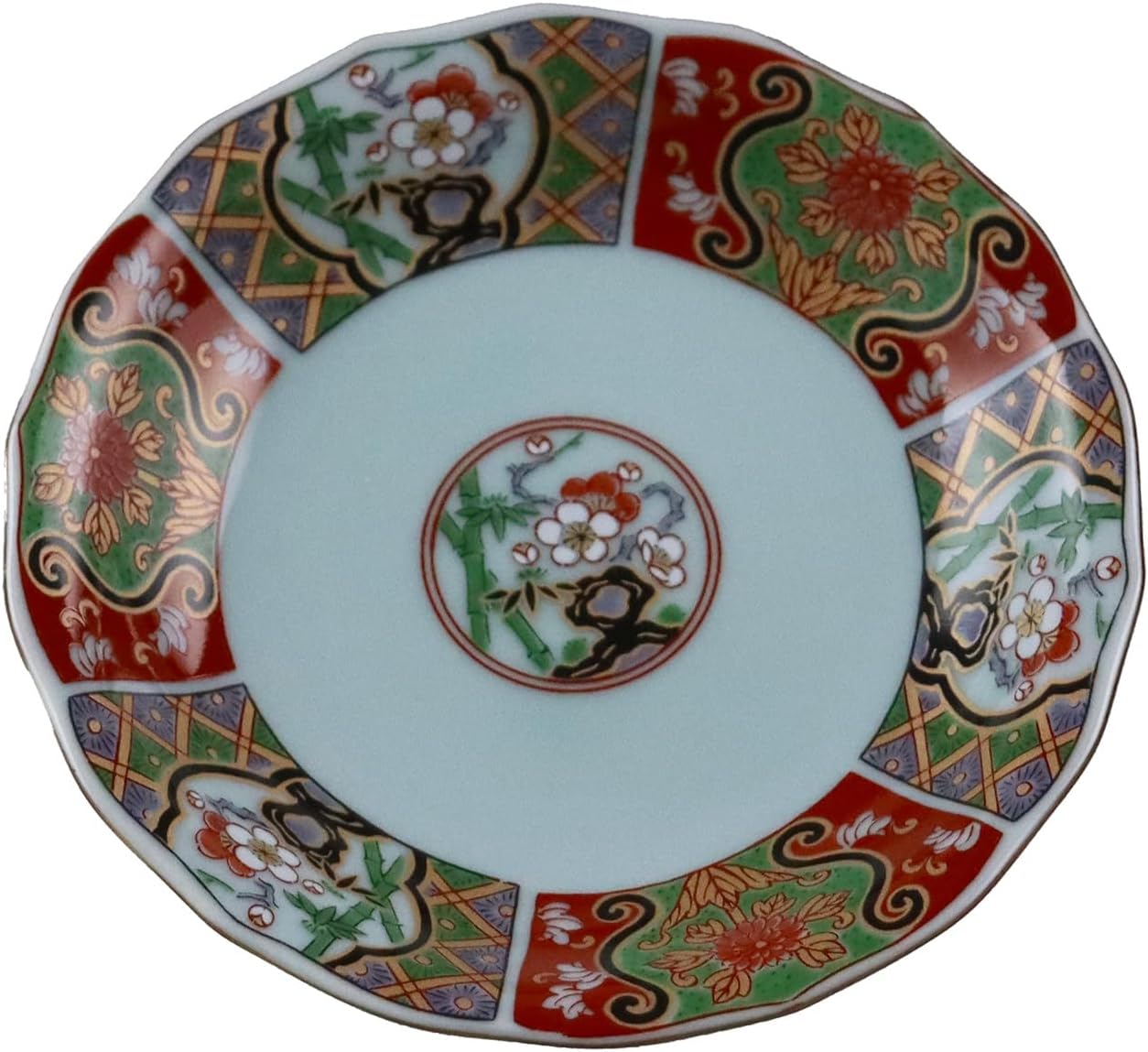 Amazon.com | Amusement Romance Small Plate, Nishiki, Old Imari Style ...