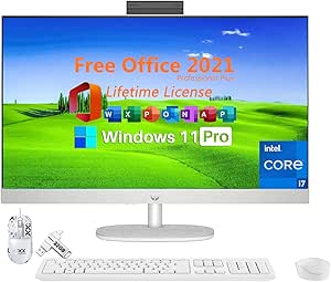Amazon.com: HP All-in-One Desktop Computer 27 inch, Intel 13th Gen Core ...