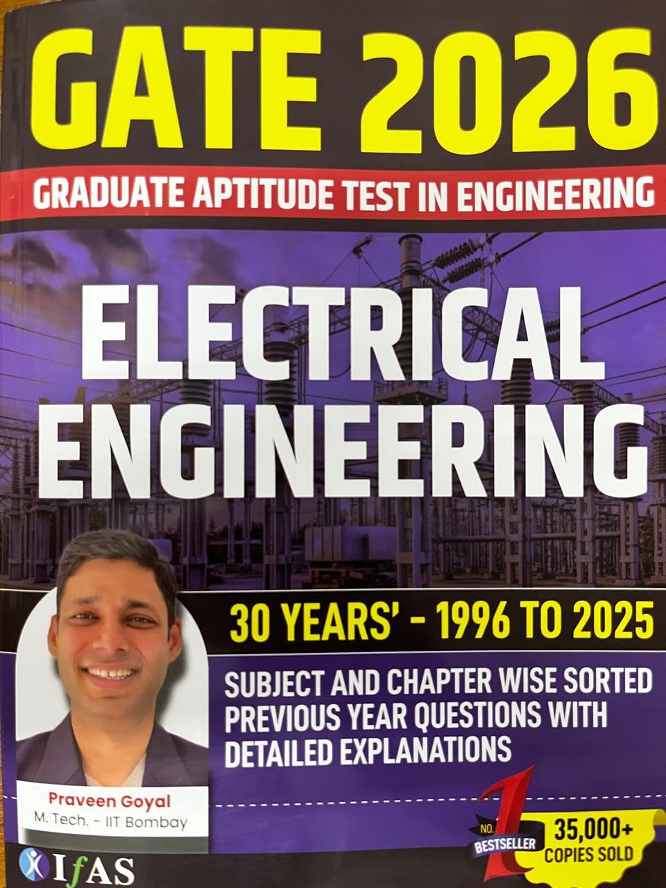 Buy GATE Electrical Engineering 2026 Book | 30 Years Previous Year ...
