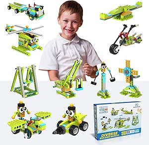 Amazon.com: makerzoid Building Robot Kit, 370+ Educational DIY Building ...