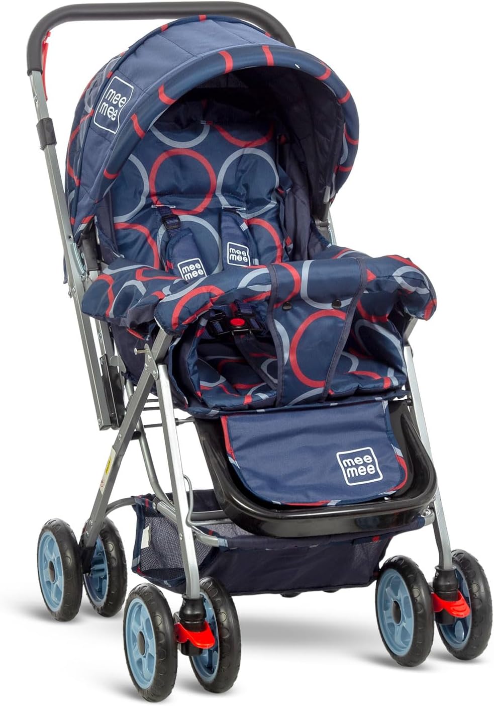Buy LuvLap Galaxy Baby Stroller, Pram For Baby With 5 Point Safety ...
