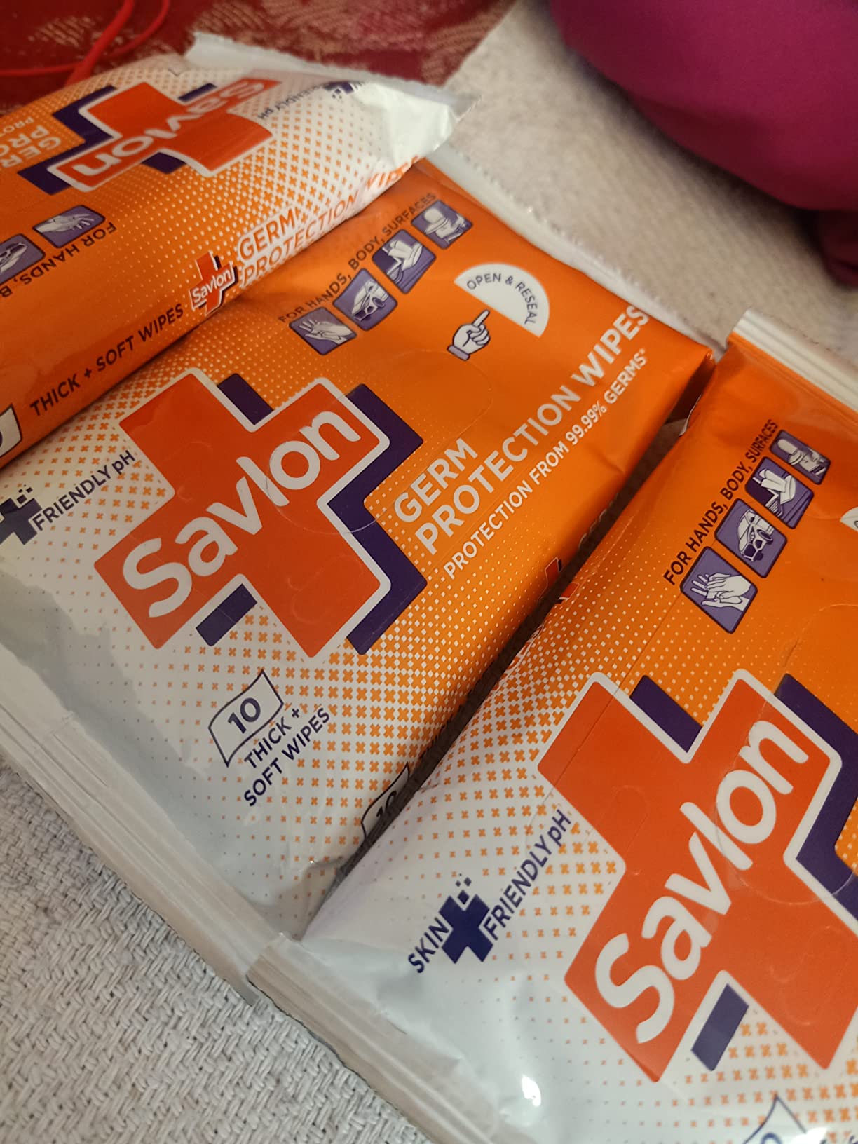 Savlon Germ Protection Wipes 10 nos Pack : Amazon.in: Health & Personal ...