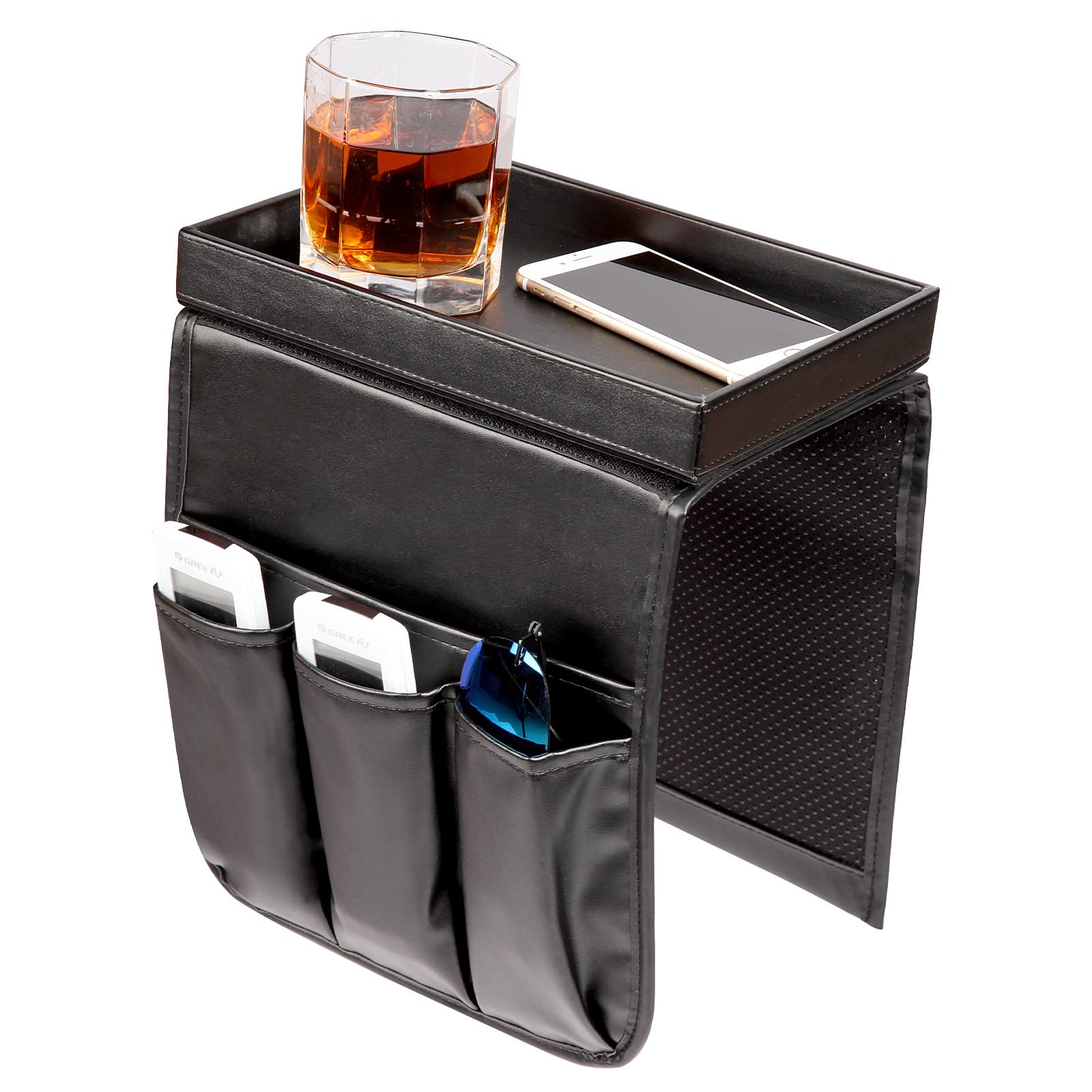 Amazon.com: KINFAVOU Couch Caddy, Armchair caddy with Detachable Tray ...