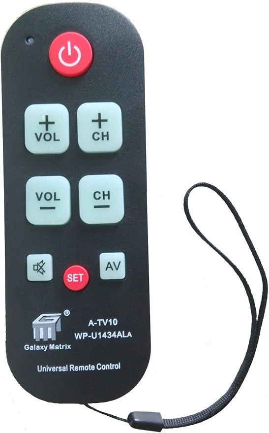 Amazon.com: Gmatrix A-TV10 Large Button Universal Waterproof Remote ...